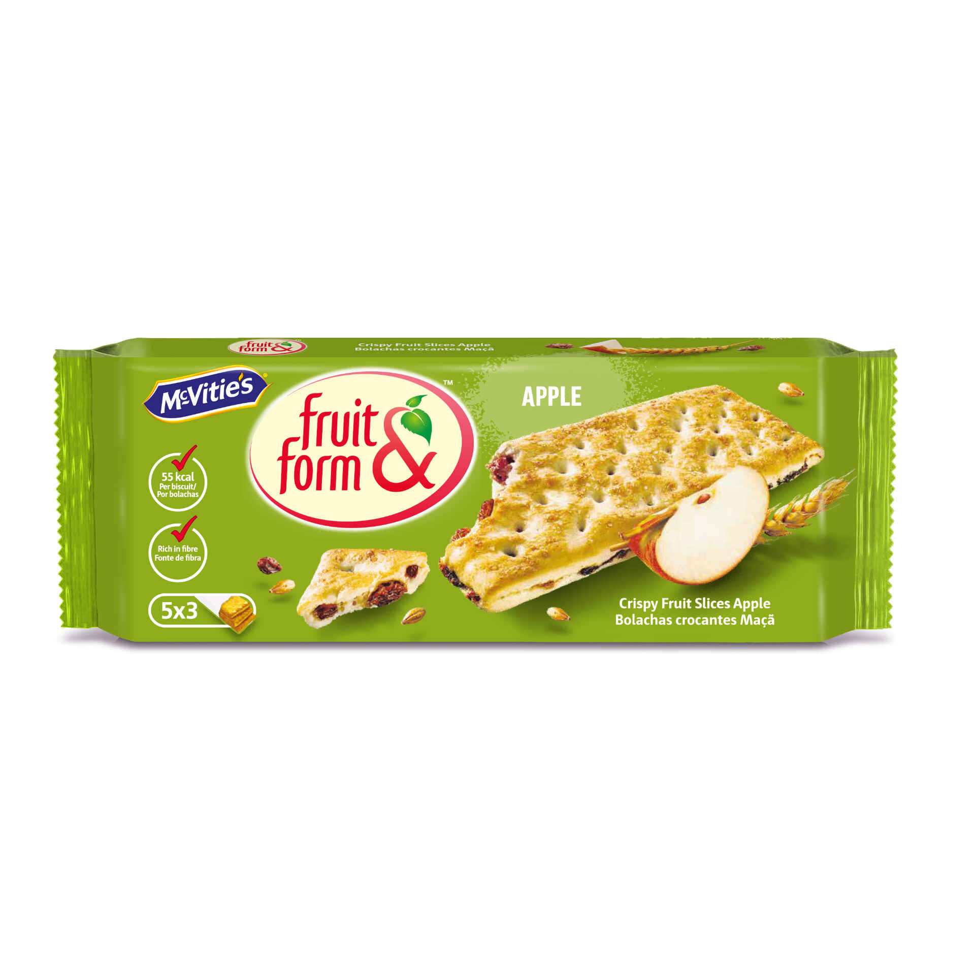 Bolachas Fruit & Form de Maçã e Canela McVitie's | Continente Online