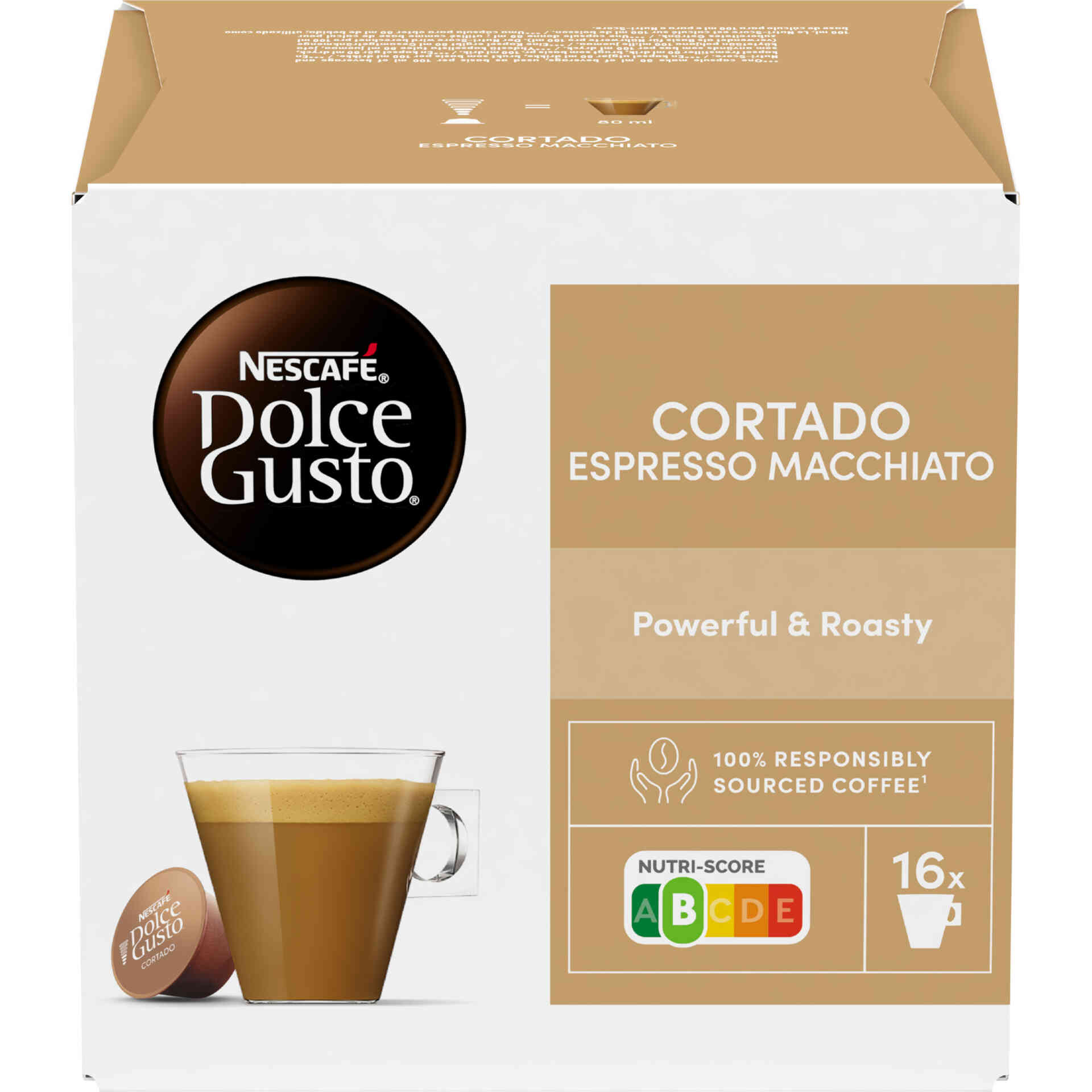 Cápsulas de Café Cortado Espresso Macchiato Nescafé Dolce Gusto - emb ...