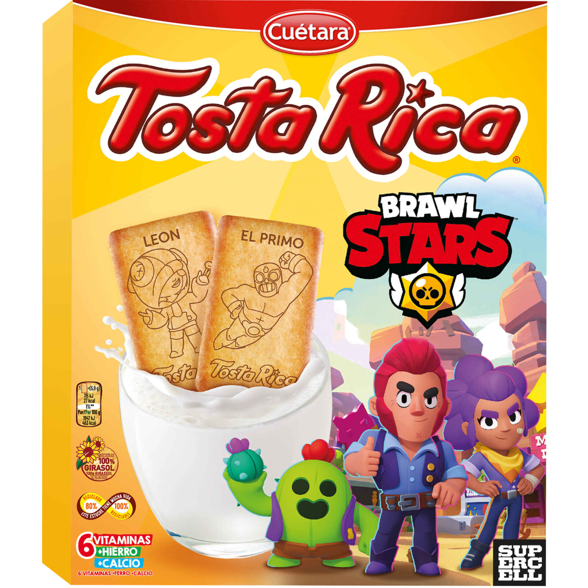 Bolachas Tosta Rica - Cuétara | Continente Online