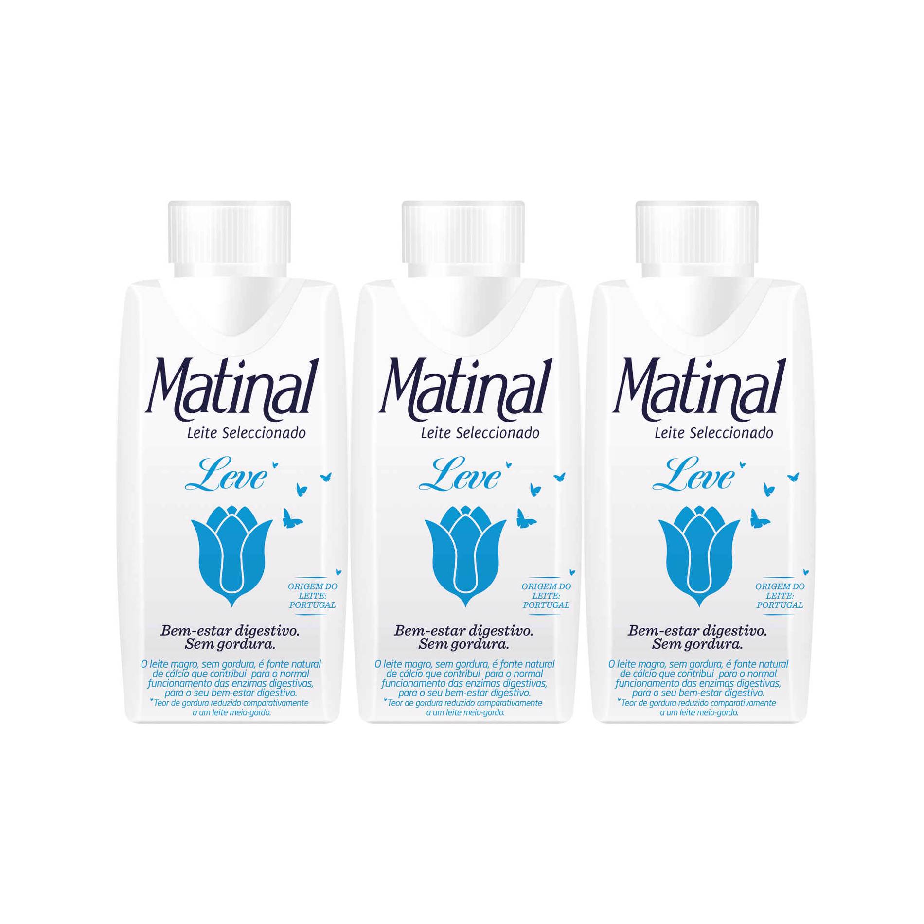 Leite UHT Magro Selecionado Leve Matinal - emb. 3 x 200 ml | Continente ...