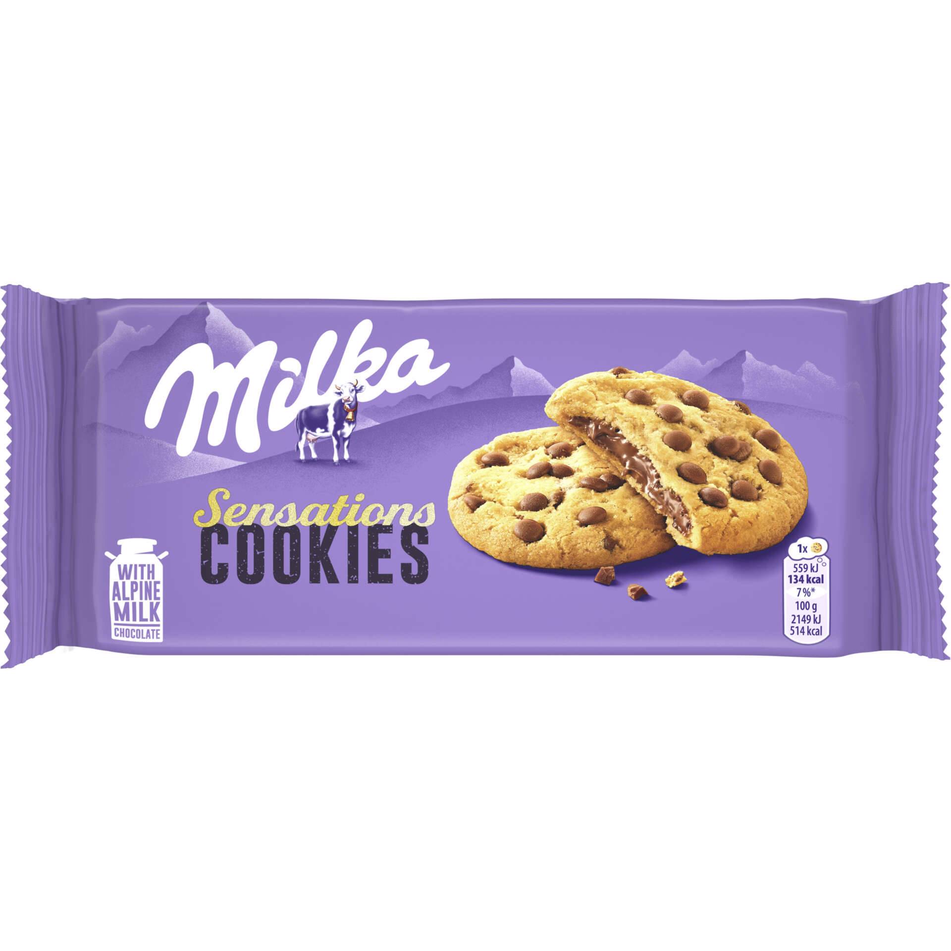 Bolachas Cookie Sensations Chocolate Milka | Continente Online