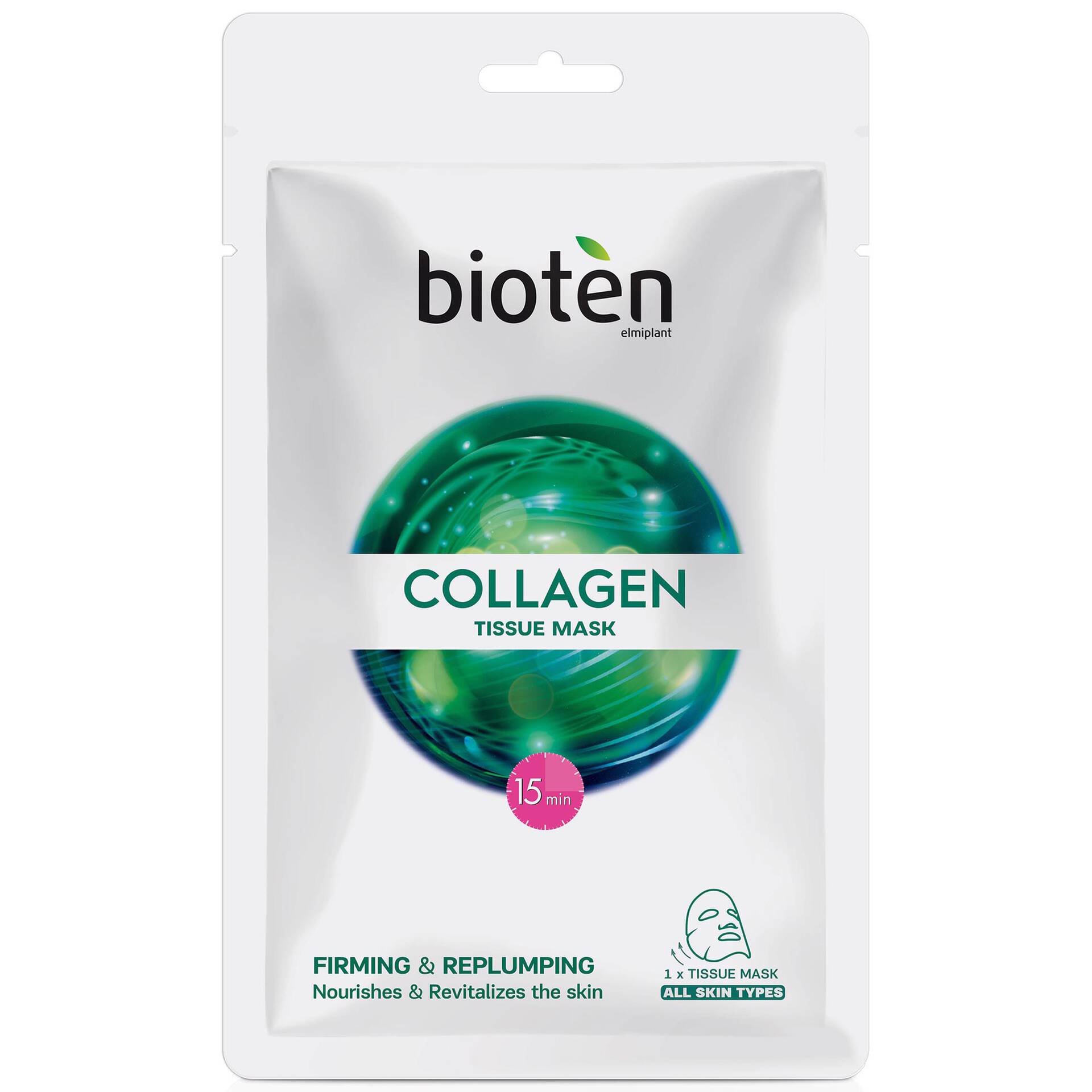 Máscara Facial Collagen Bioten - emb. 1 un | Continente Online