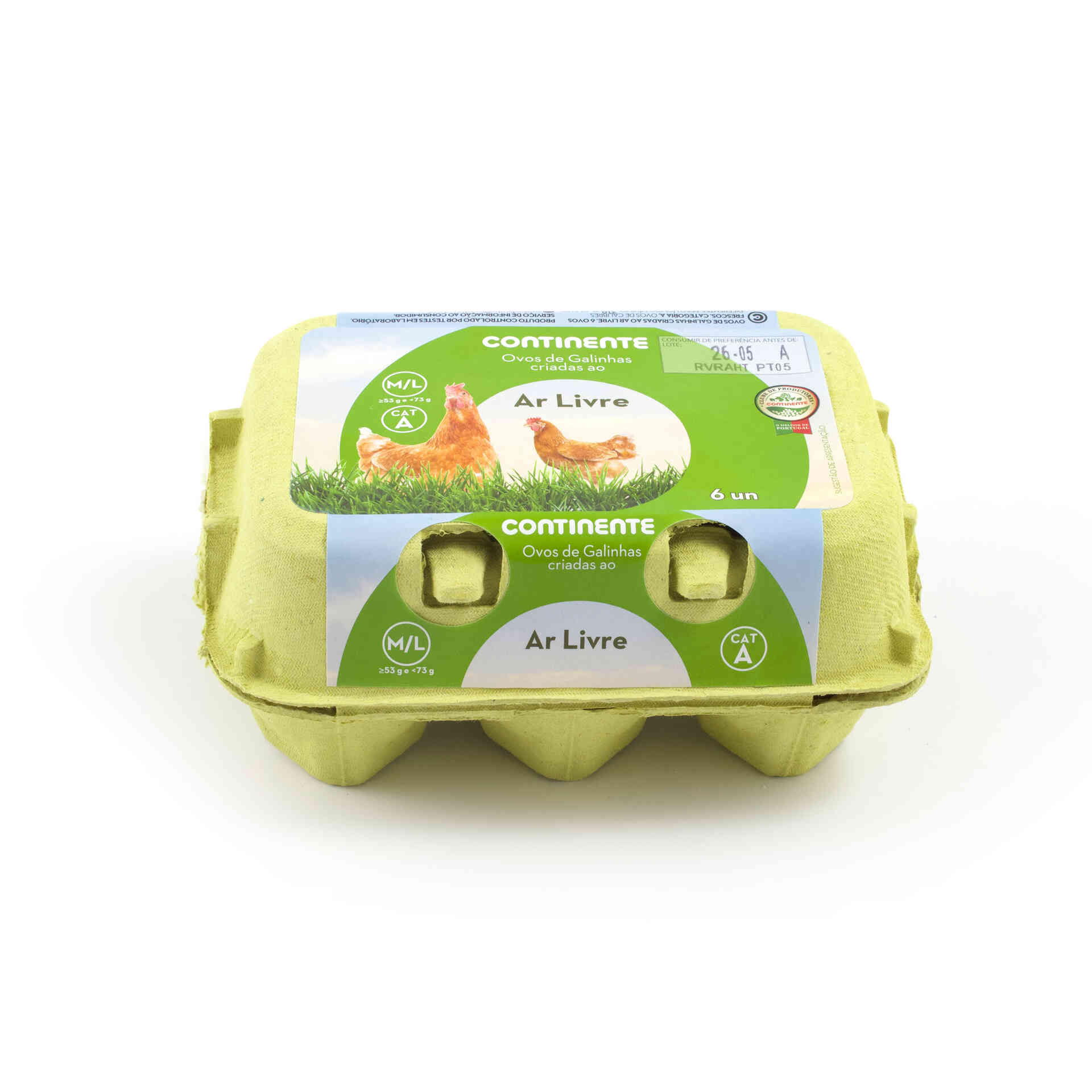 Ovos de Ar Livre Classe M/L Continente | Continente Online