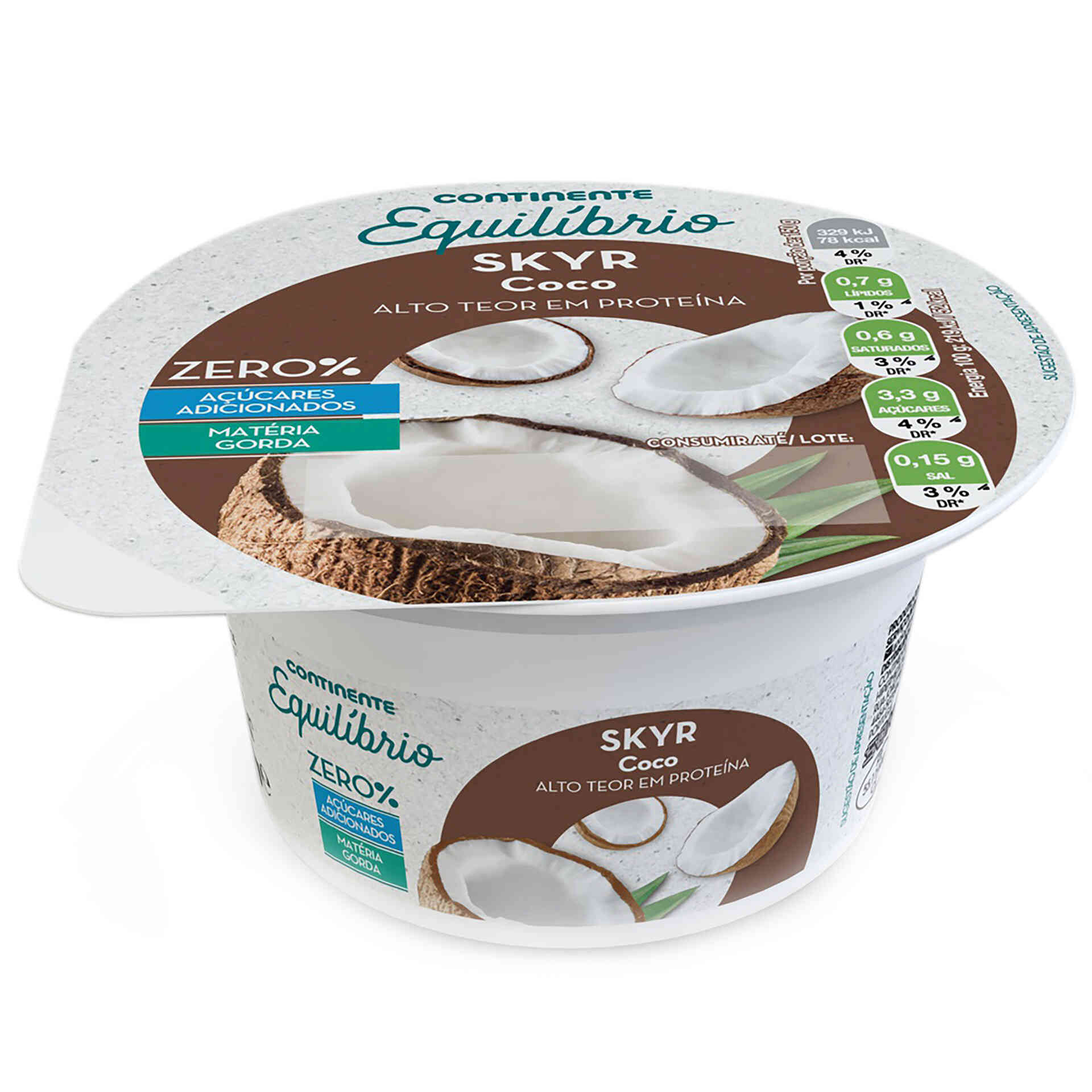 Iogurte Skyr Coco Continente Equilíbrio - emb. 150 gr | Continente Online