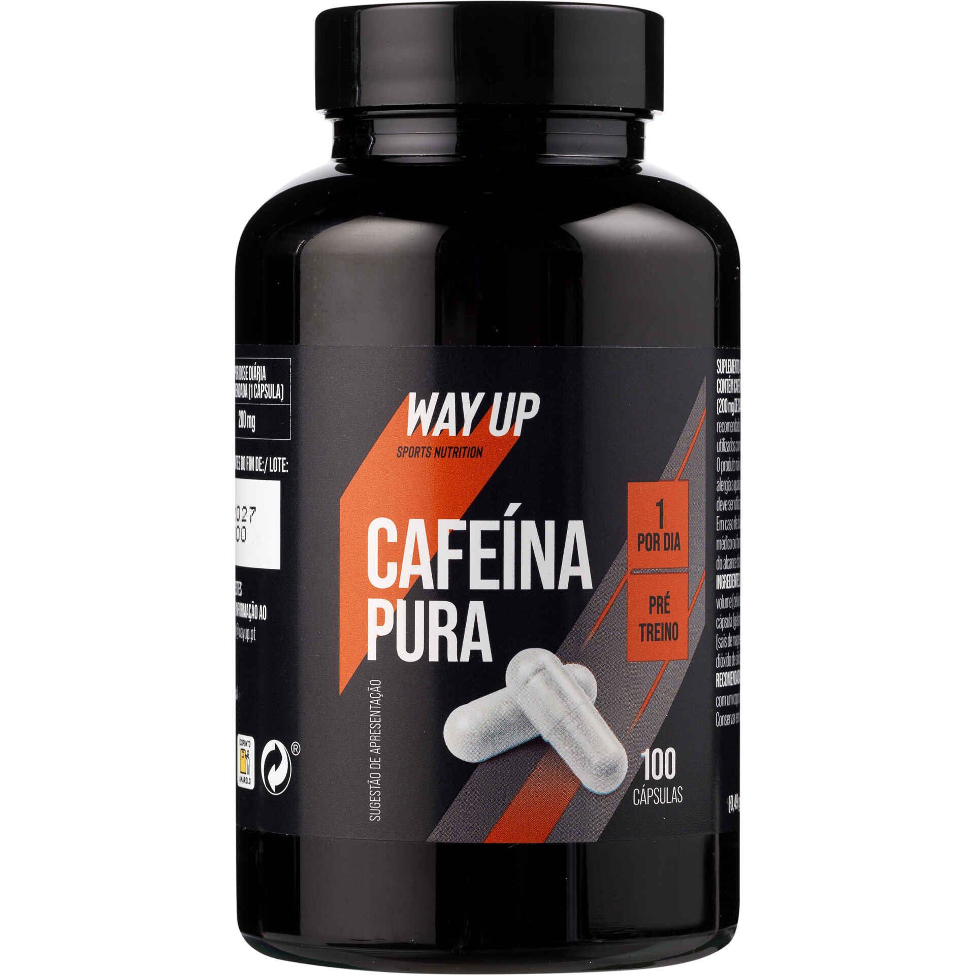 Suplemento Cafeína Pura Way Up - emb. 100 un | Continente Online