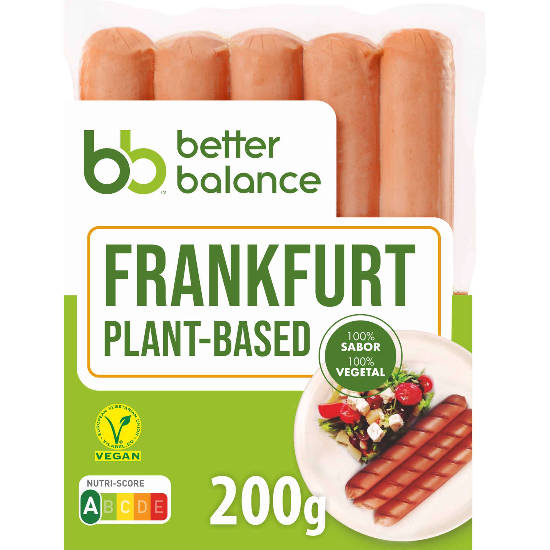 Salsichas Frankfurt 100% Vegetais Better Balance | Continente Online