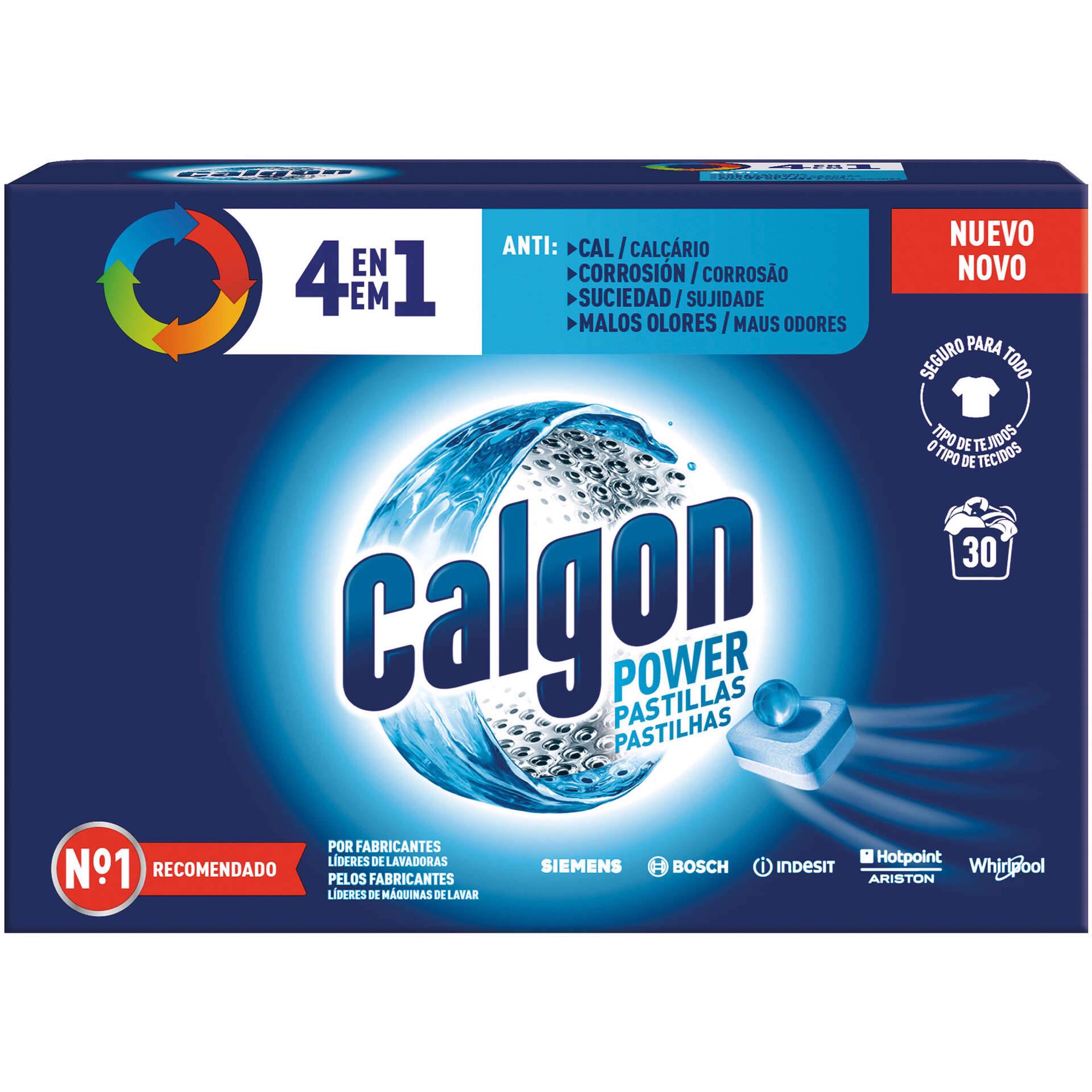 Anti-Calcário Pastilhas Calgon - emb. 30 un | Continente Online