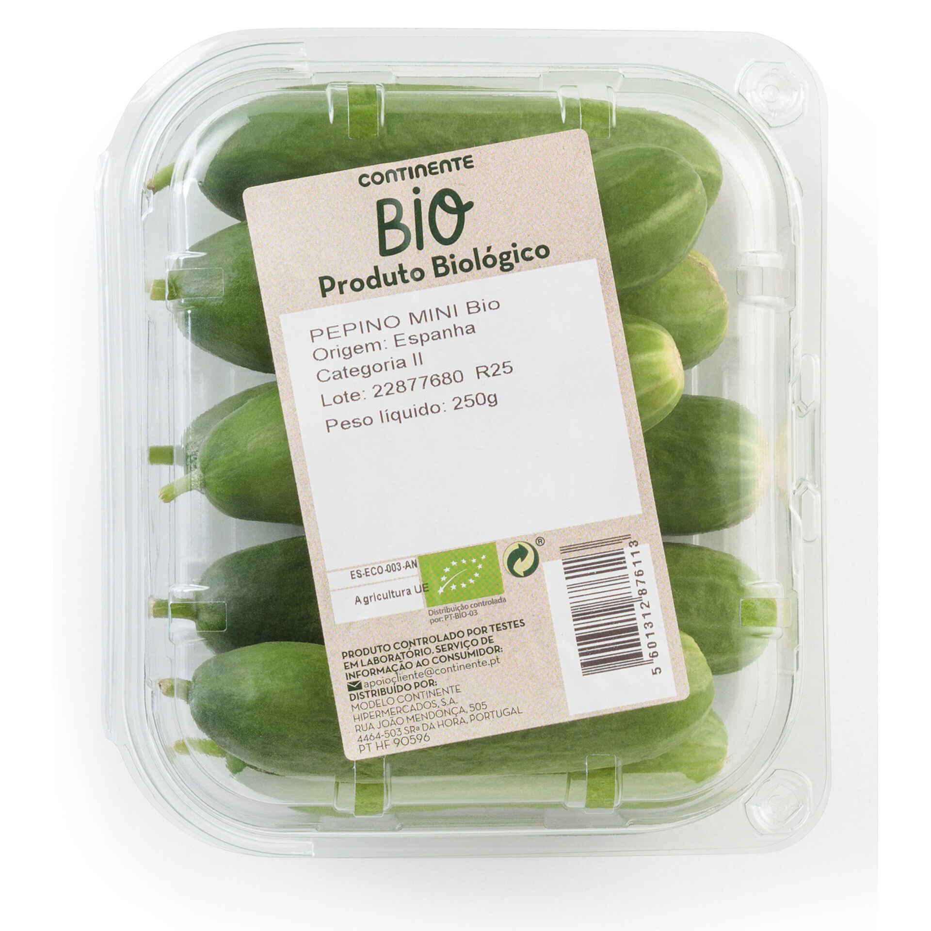 Mini Pepino Biológico Continente Bio | Continente Online