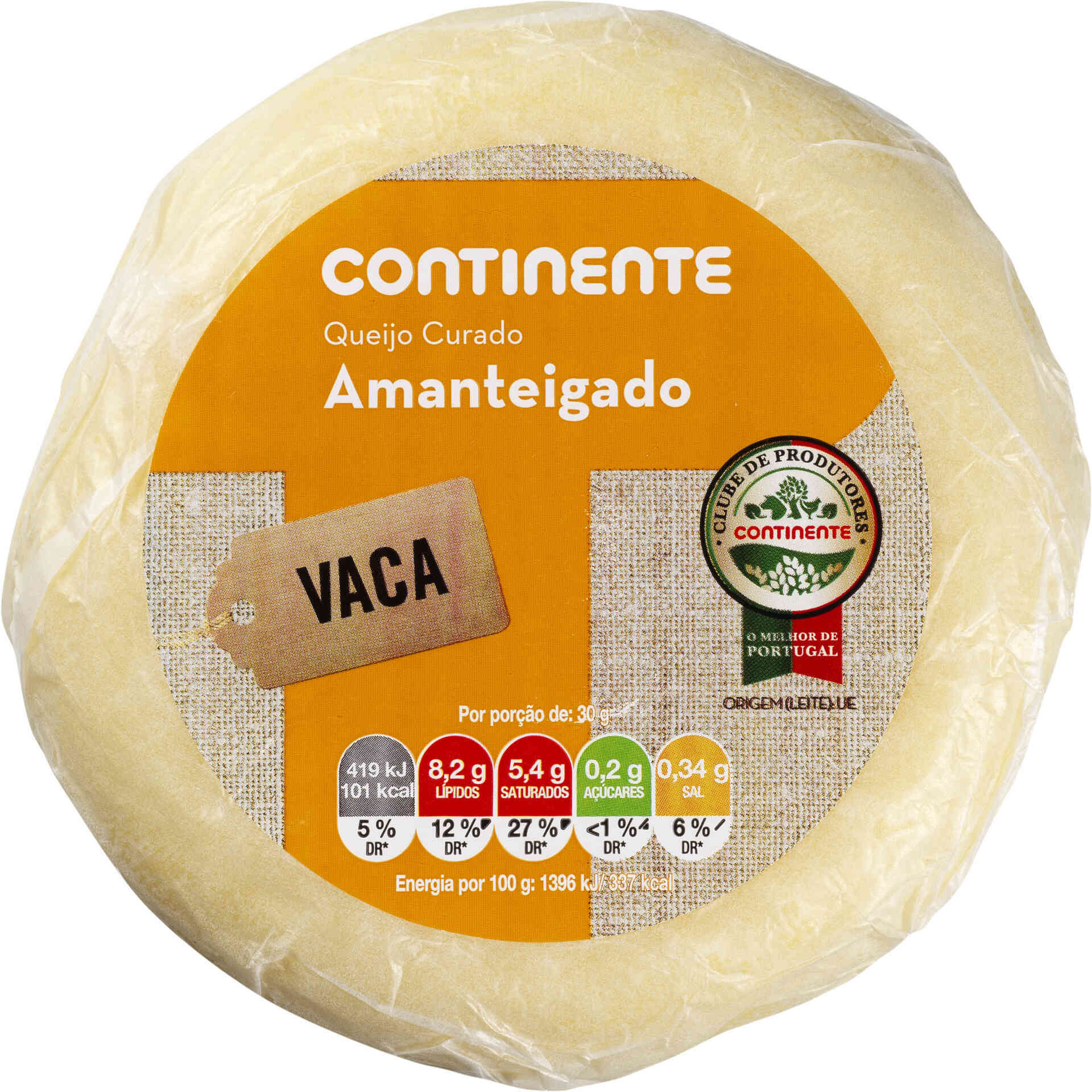 Queijo de Vaca Amanteigado emb. 550 gr - Continente | Continente