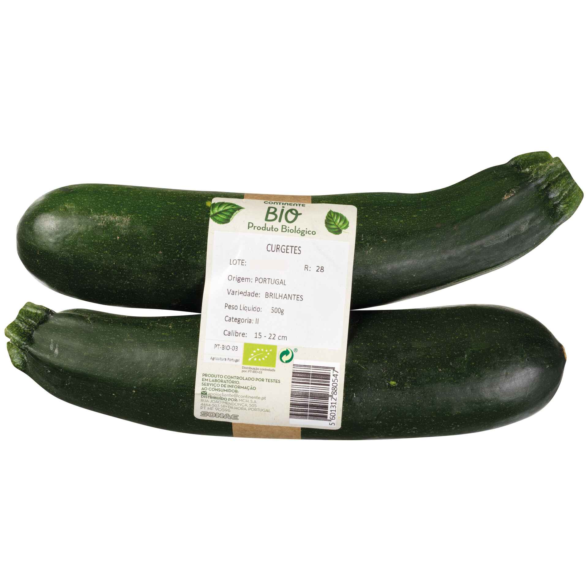 Curgete Biológica Continente Bio - emb. 500 gr | Continente Online