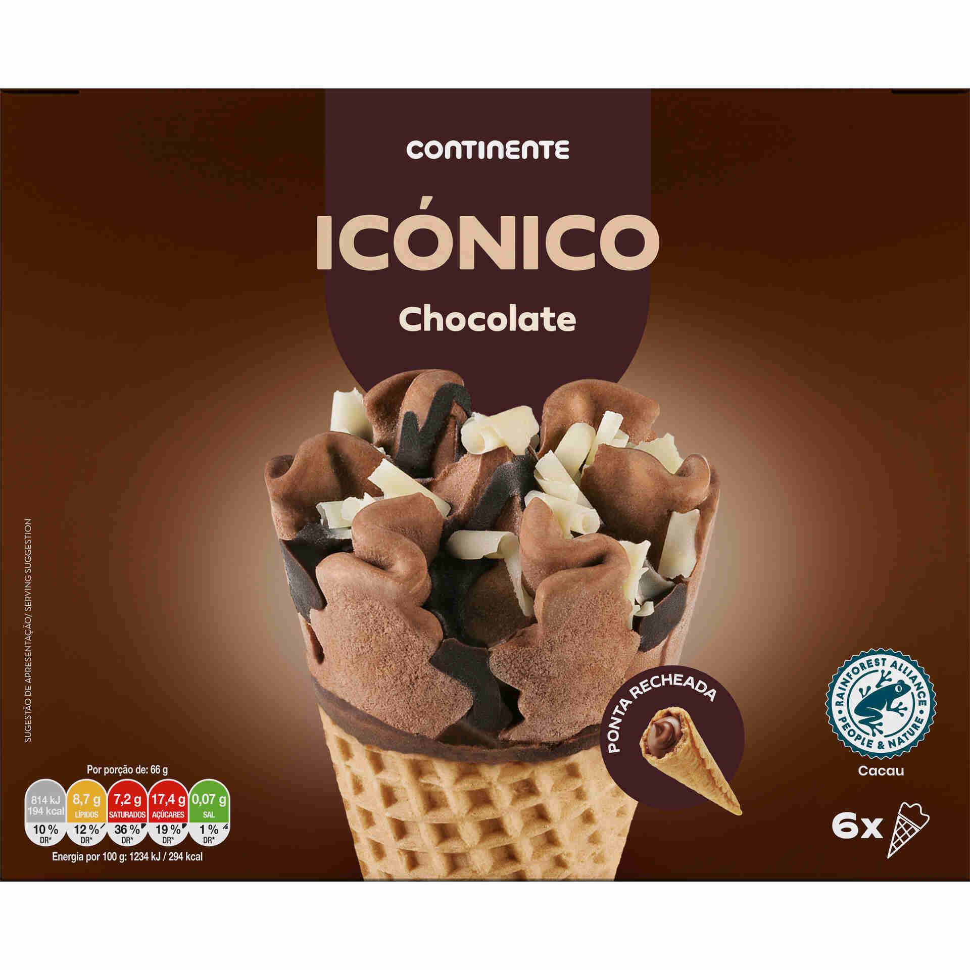 Gelado Icónico Chocolate Continente | Continente Online