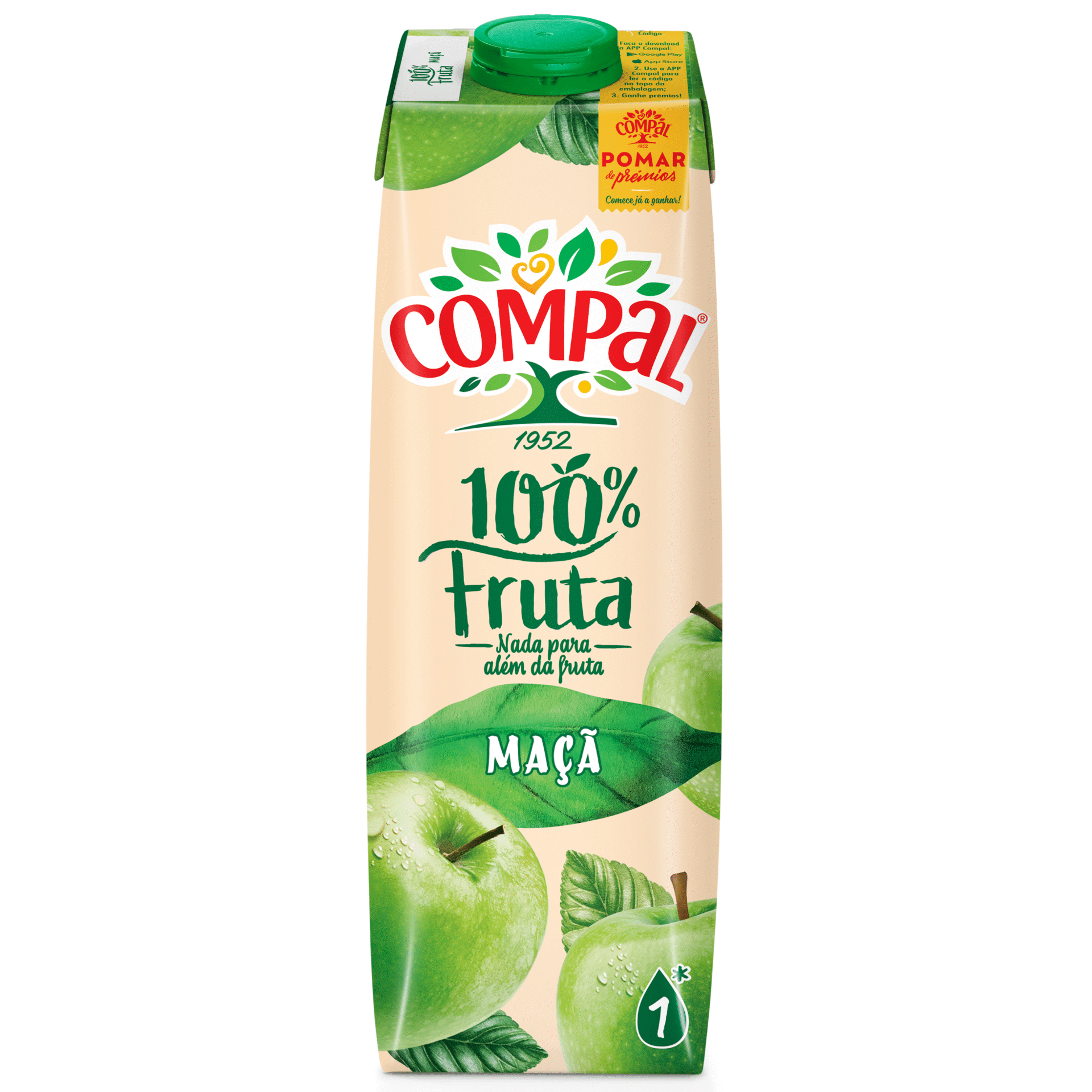 Sumo 100% Maçã Compal 100% Fruta | Continente Online