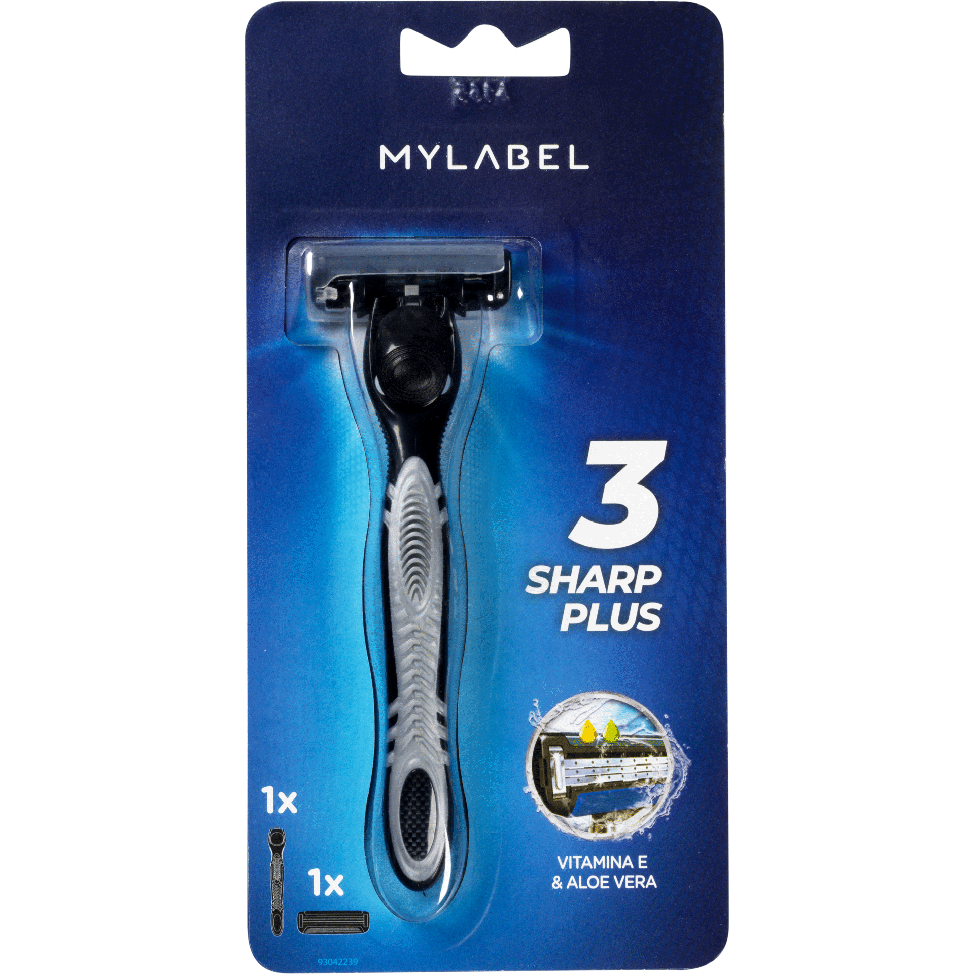 Máquina de Barbear 3 Sharp Plus MyLabel - emb. 1 un | Continente Online