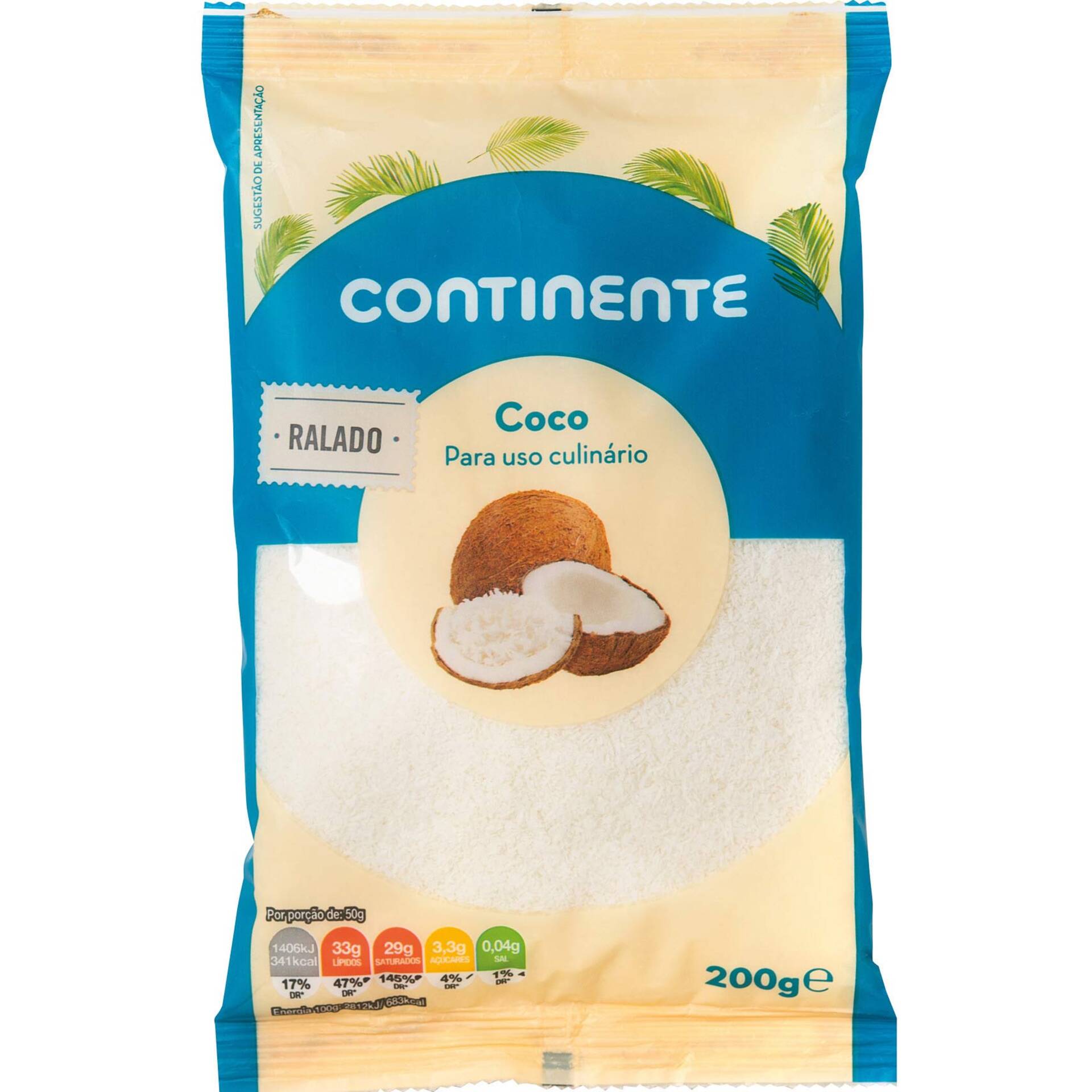 Coco Ralado Continente - emb. 200 gr | Continente Online