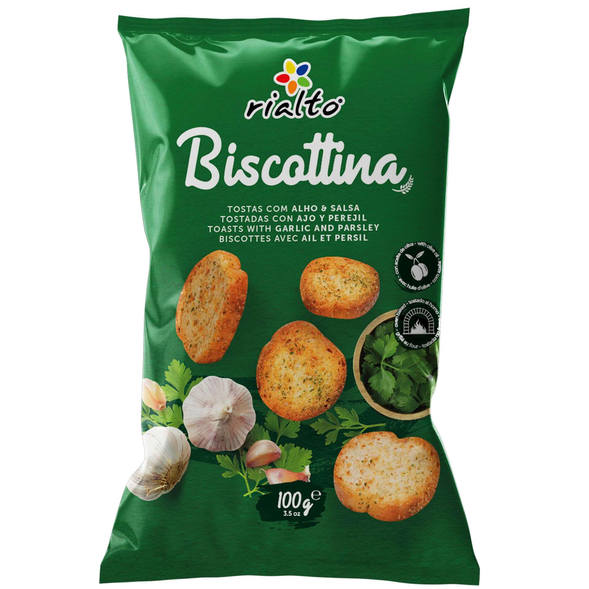 Tostas com Alho e Salsa Rialto - emb. 100 gr | Continente Online