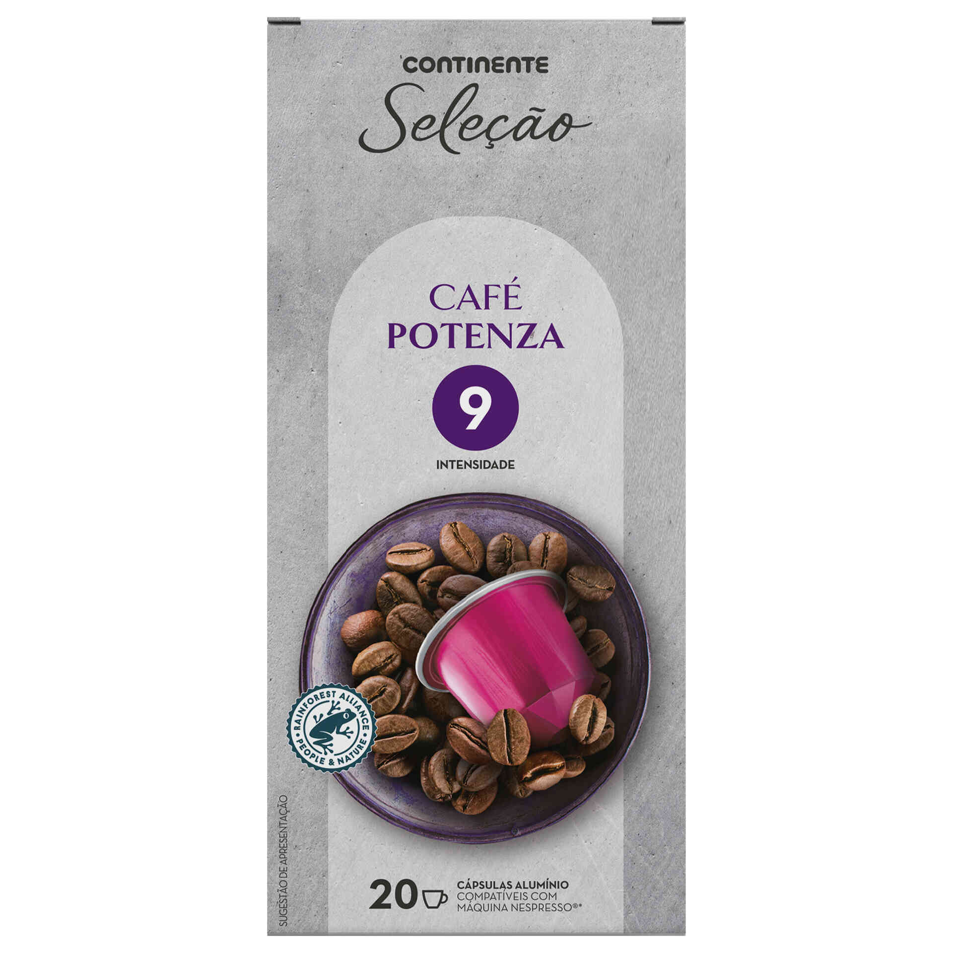 Cápsulas de Café Potenza Int 9 Continente Seleção - emb. 20 un ...