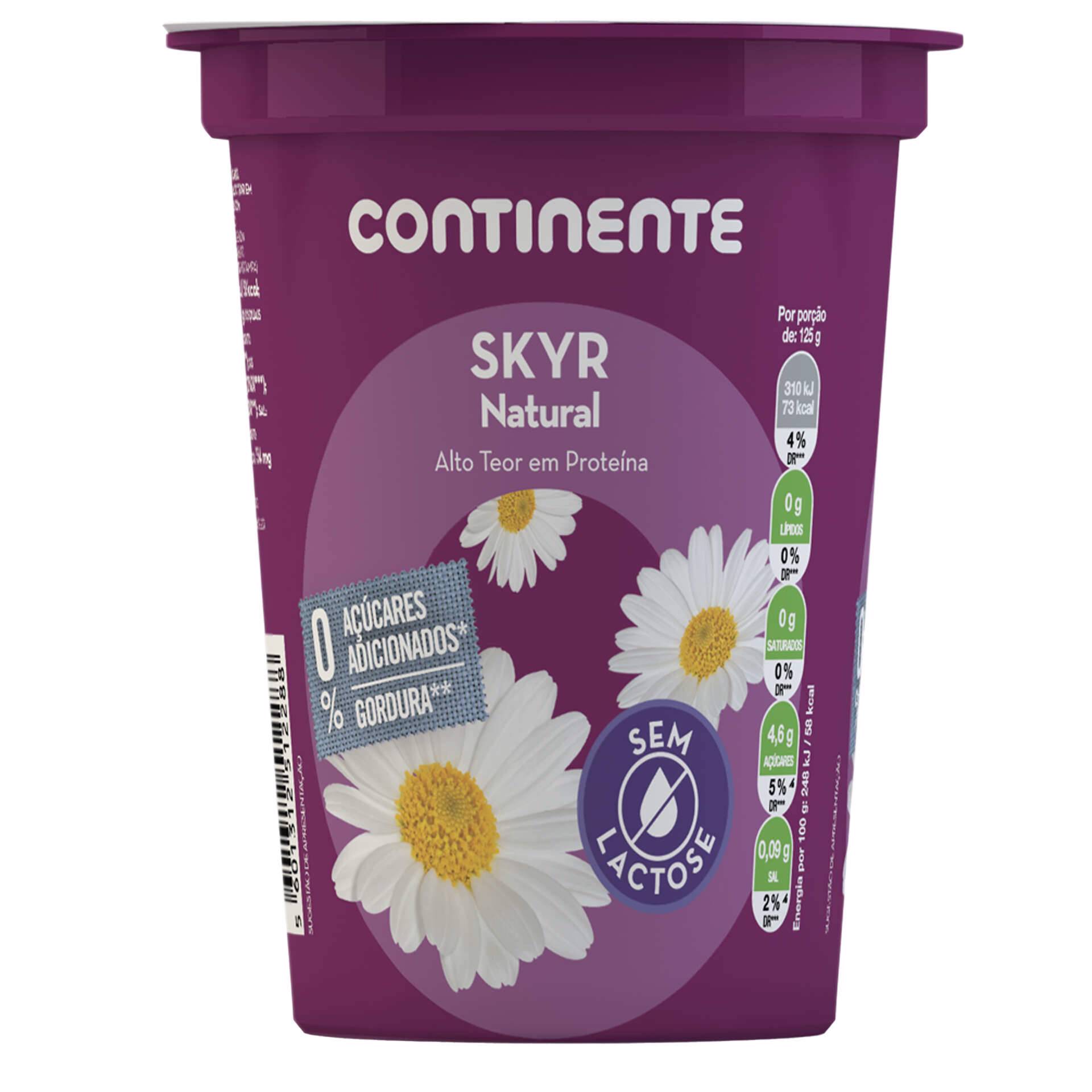 Iogurte Skyr Natural sem Lactose Continente | Continente Online