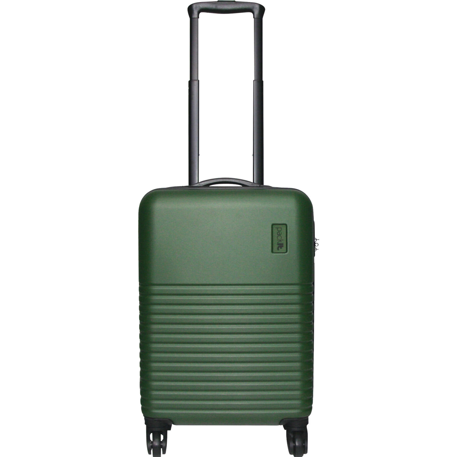 Mala de Cabine 4 Rodas Preta e Verde Milão Pack It | Continente Online