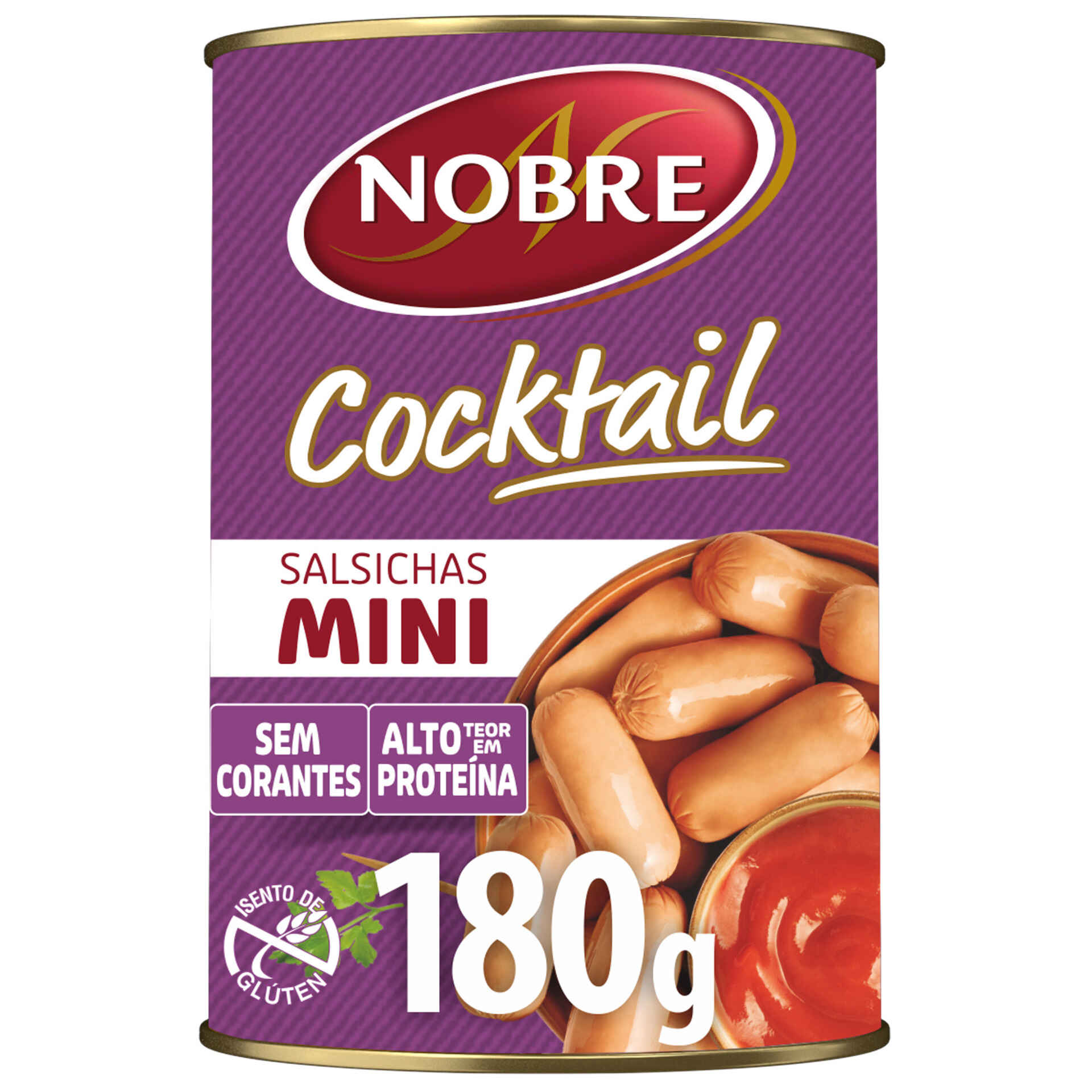 Salsichas Cocktail Lata Nobre | Continente Online