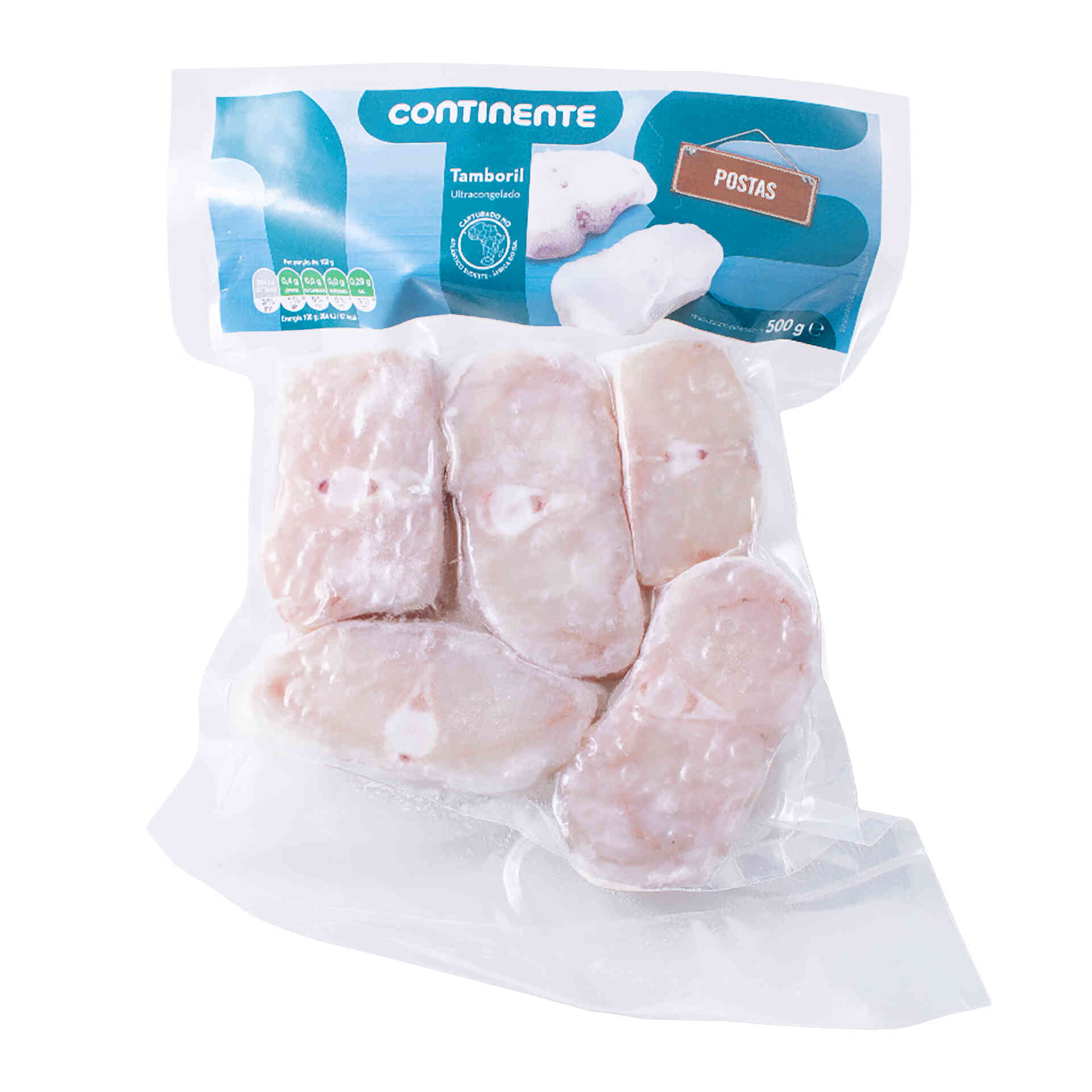 Posta de Tamboril Ultracongelado Continente - emb. 500 gr | Continente ...