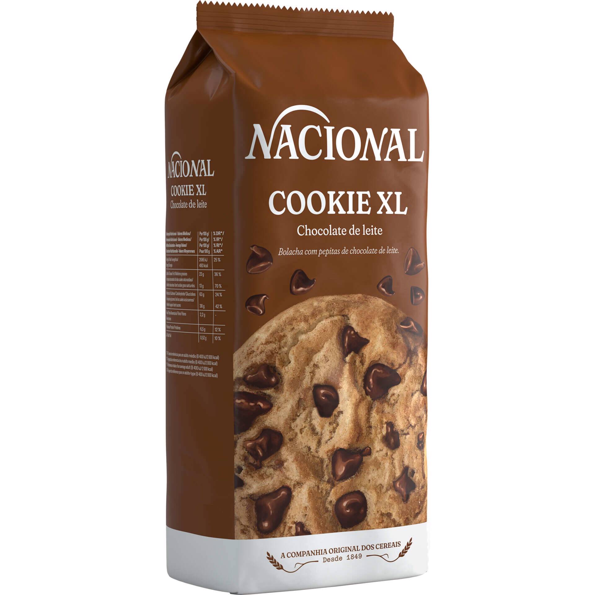 Bolachas Cookie XL Chocolate de Leite Nacional | Continente Online