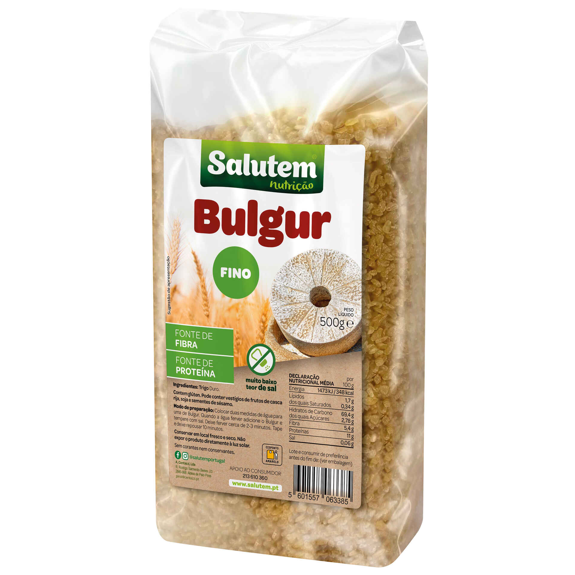 Bulgur Fino Salutem - emb. 500 gr | Continente Online