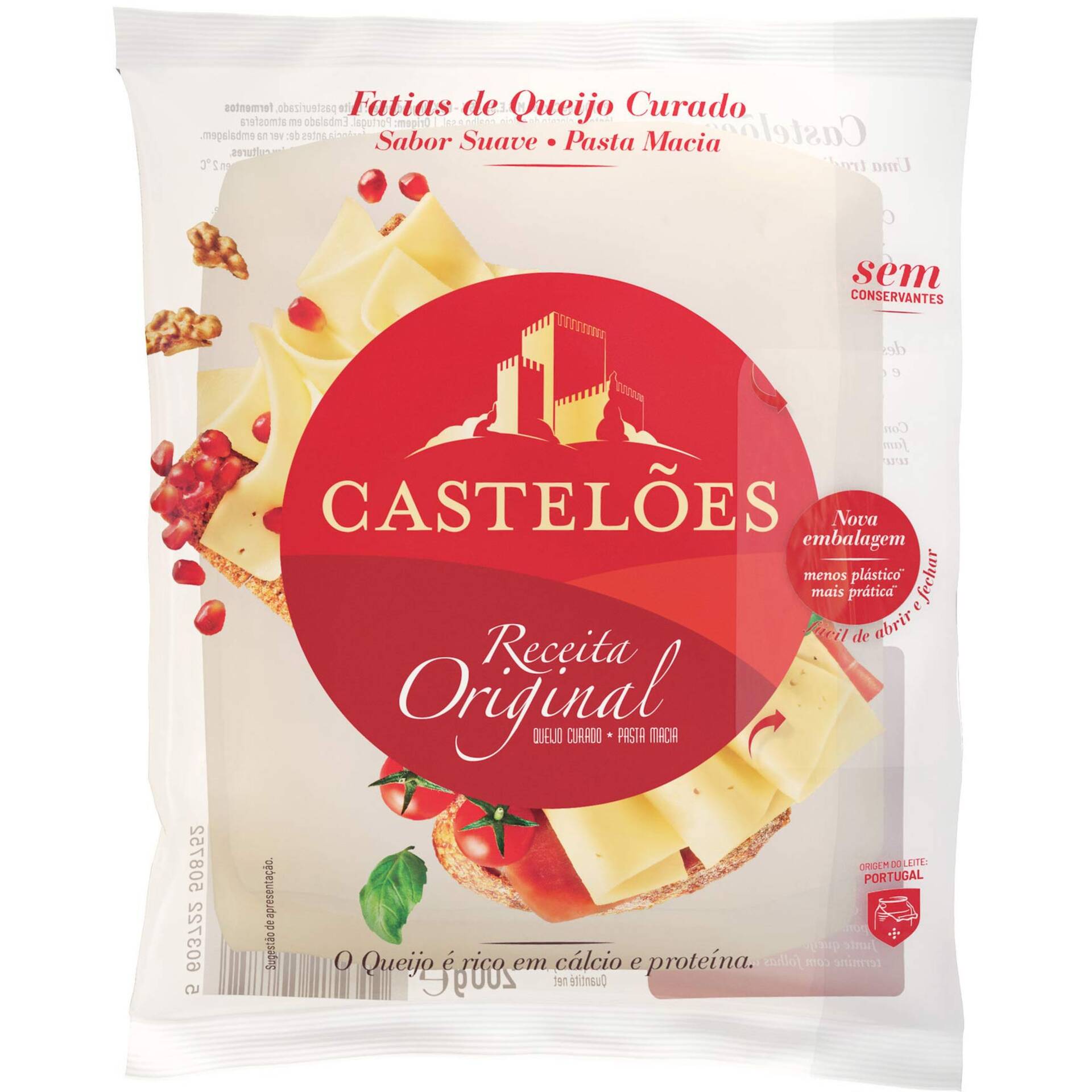 Queijo Curado Fatiado Castelões | Continente Online