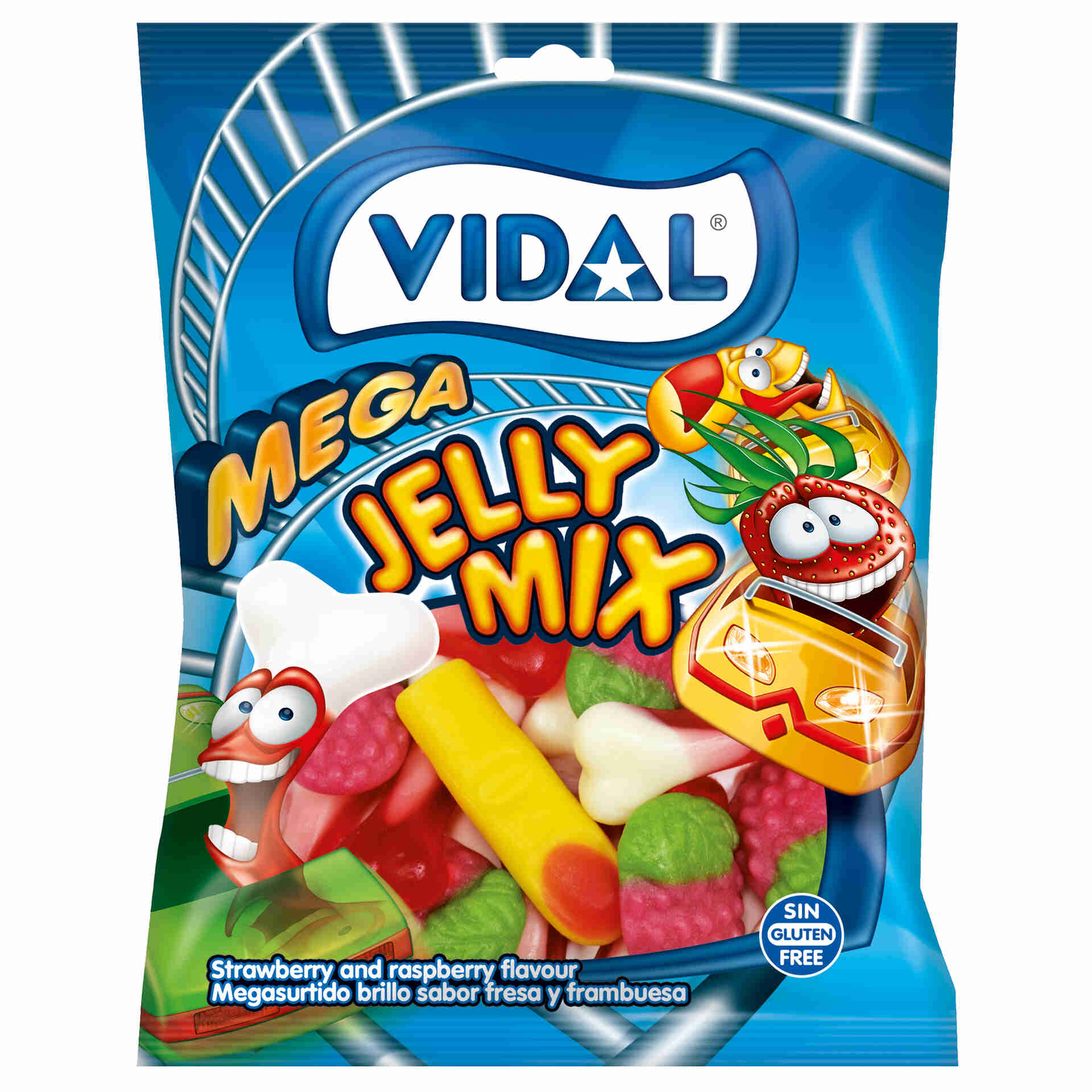 Gomas Mega Sortido Brilho Vidal - emb. 90 gr | Continente Online
