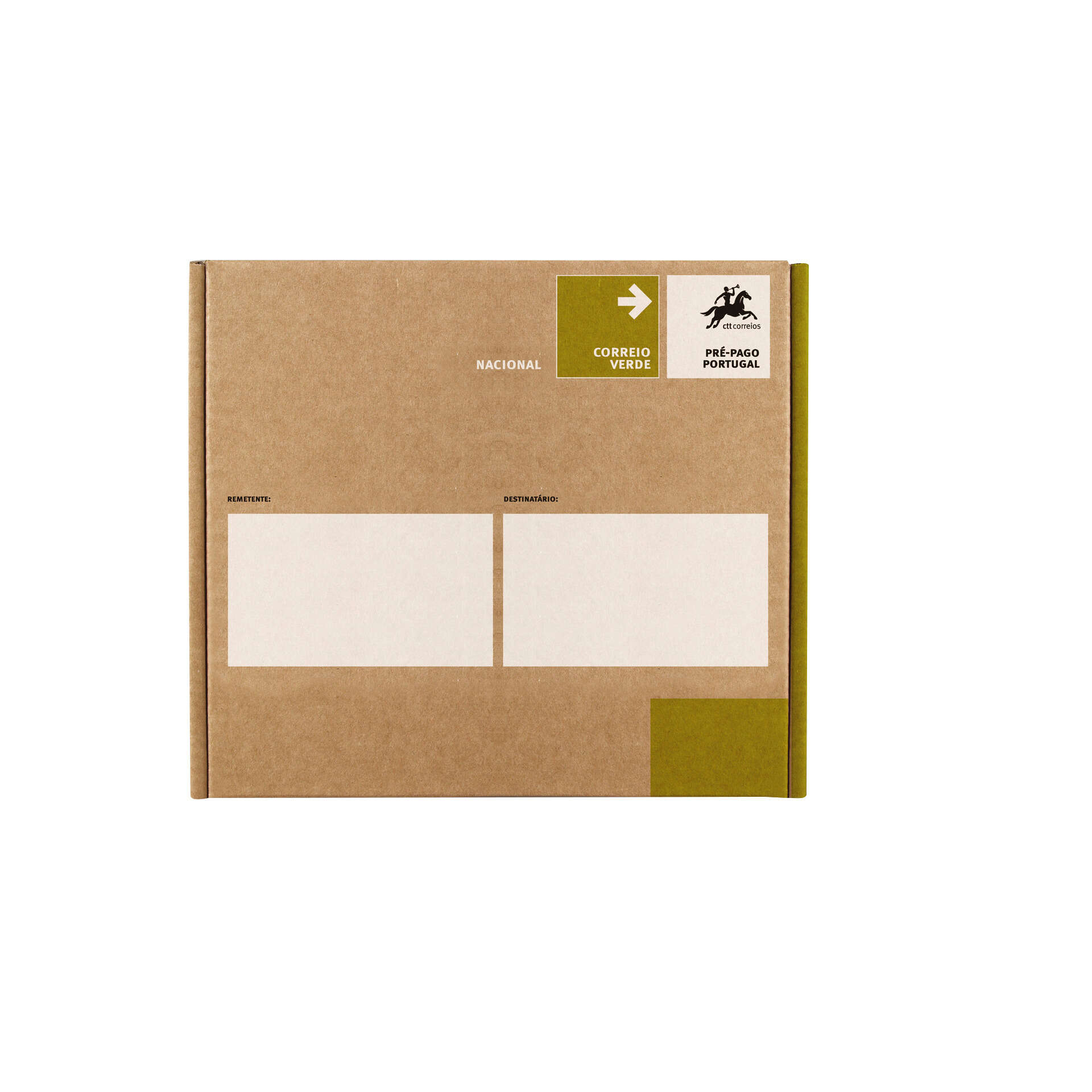 Caixa de Envelopes Correio Verde Nacional M 265x175mm CTT | Continente ...