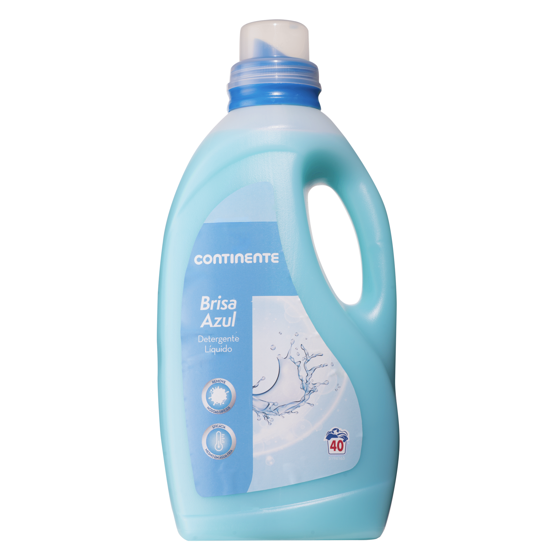 Detergente Máquina Roupa Líquido Brisa Azul Continente - 40 doses ...