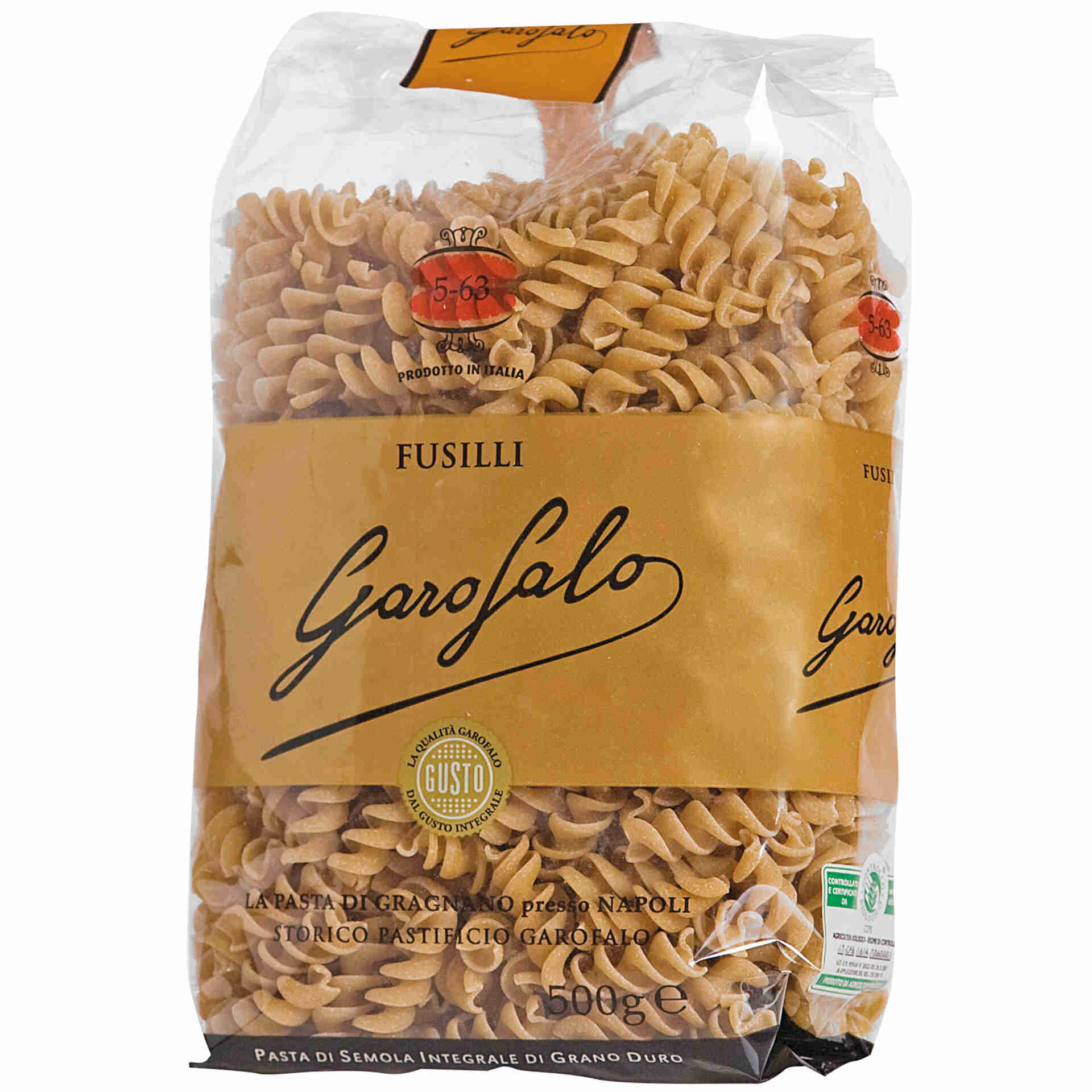 Massa Fusilli Integral Garofalo | Continente Online