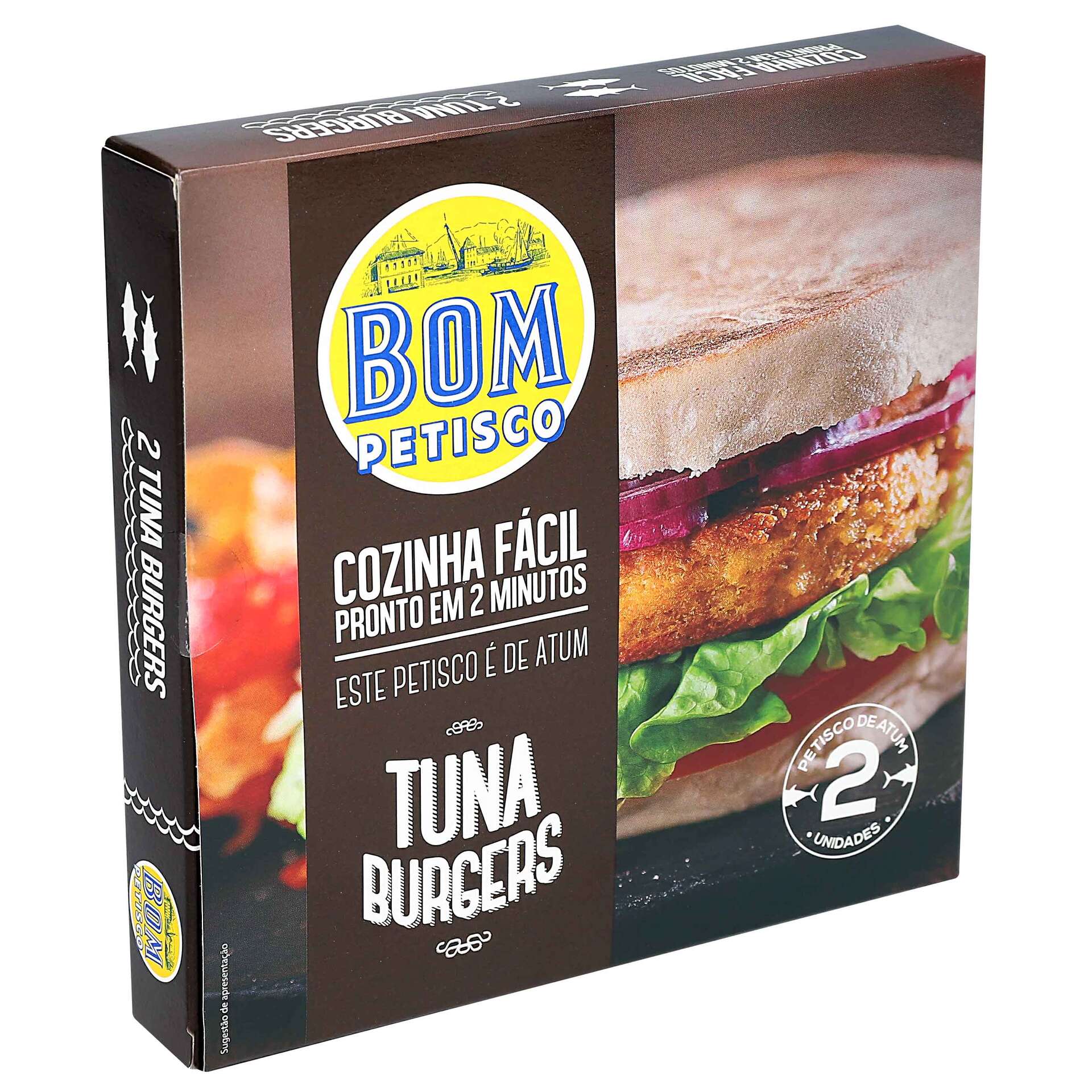 Hambúrguer de Atum Bom Petisco - emb. 2 x 75 gr | Continente Online
