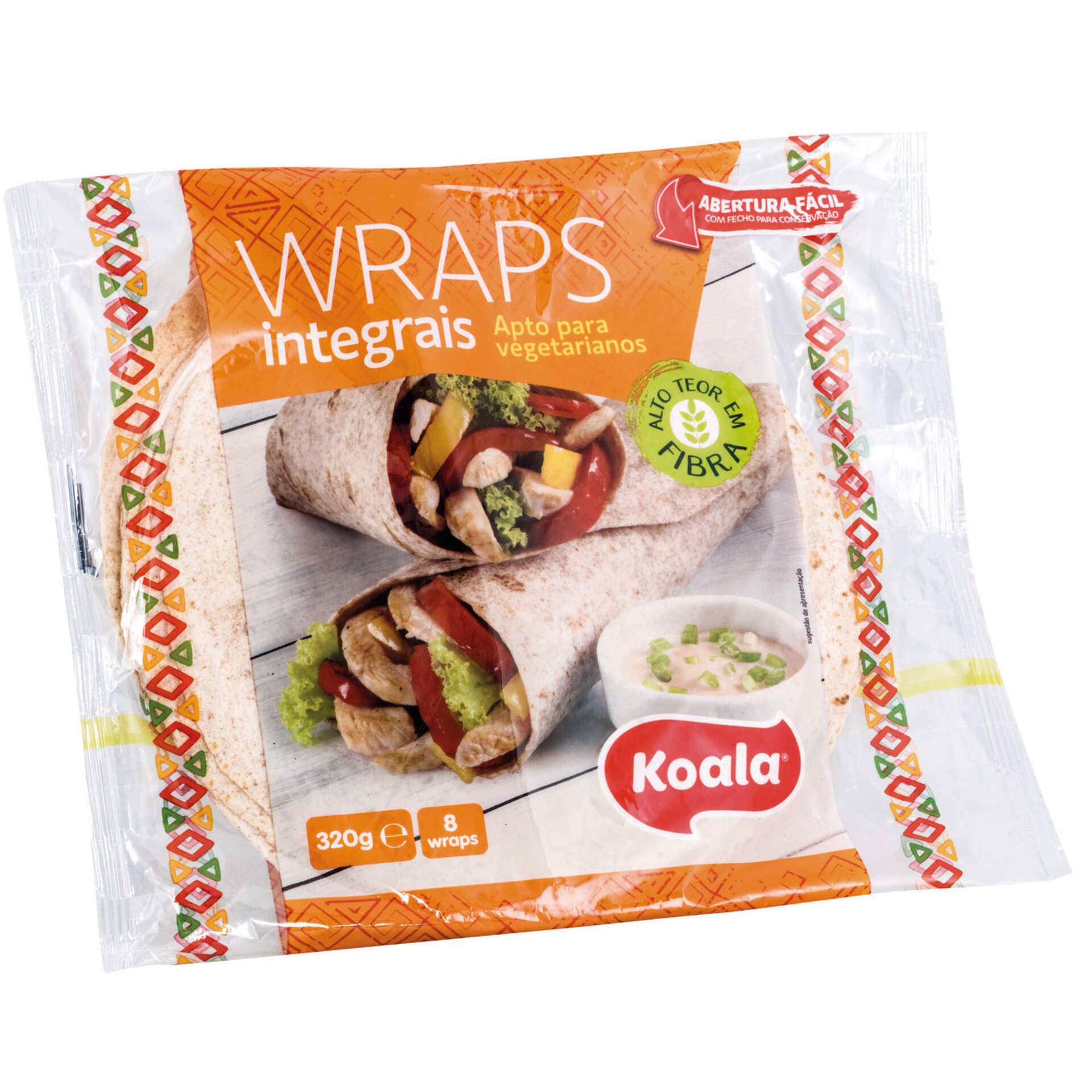 Wrap Integral Koala - emb. 320 gr (8 un) | Continente Online