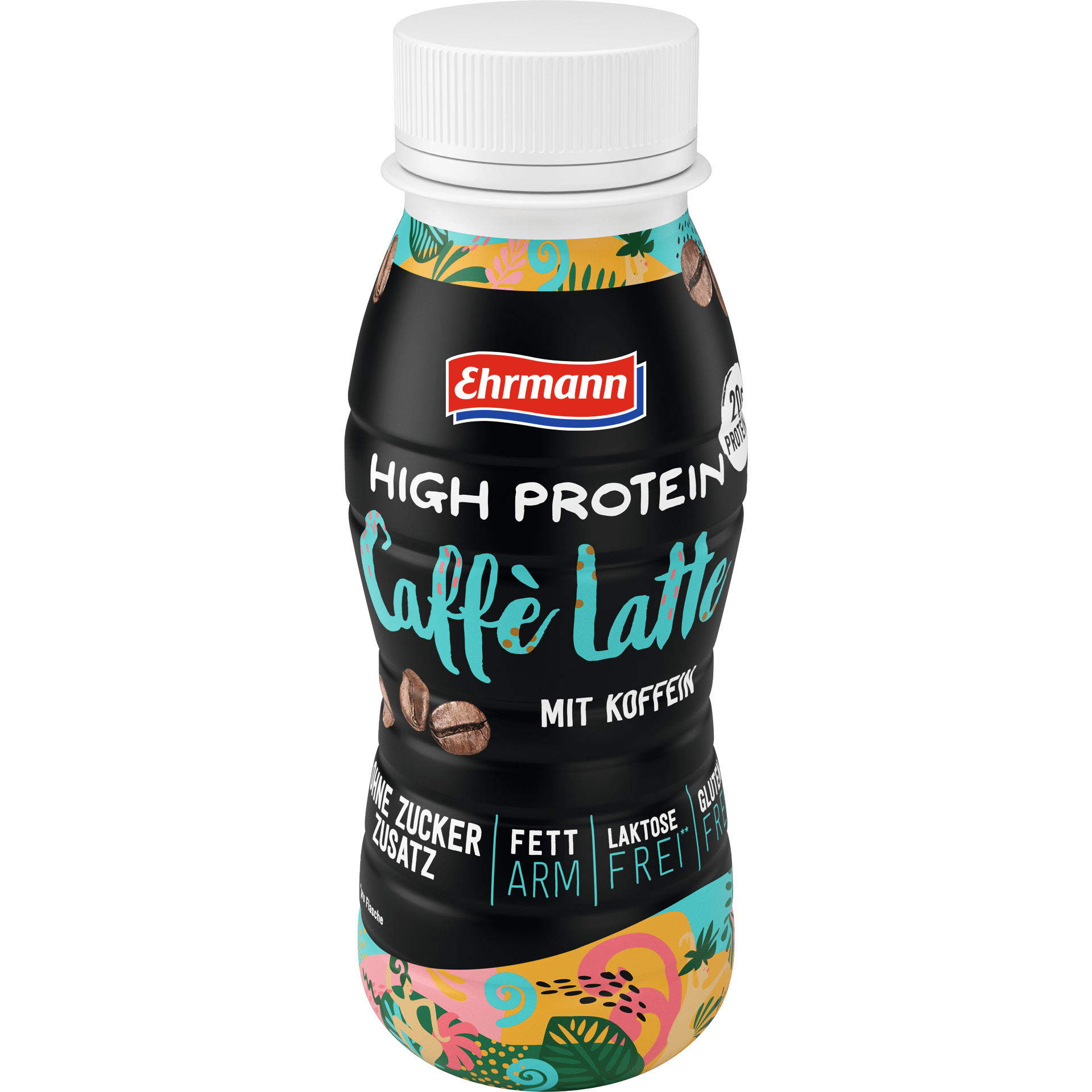 Iogurte Líquido Proteína Caffe Latte sem Lactose Ehrmann - emb. 250 ml ...