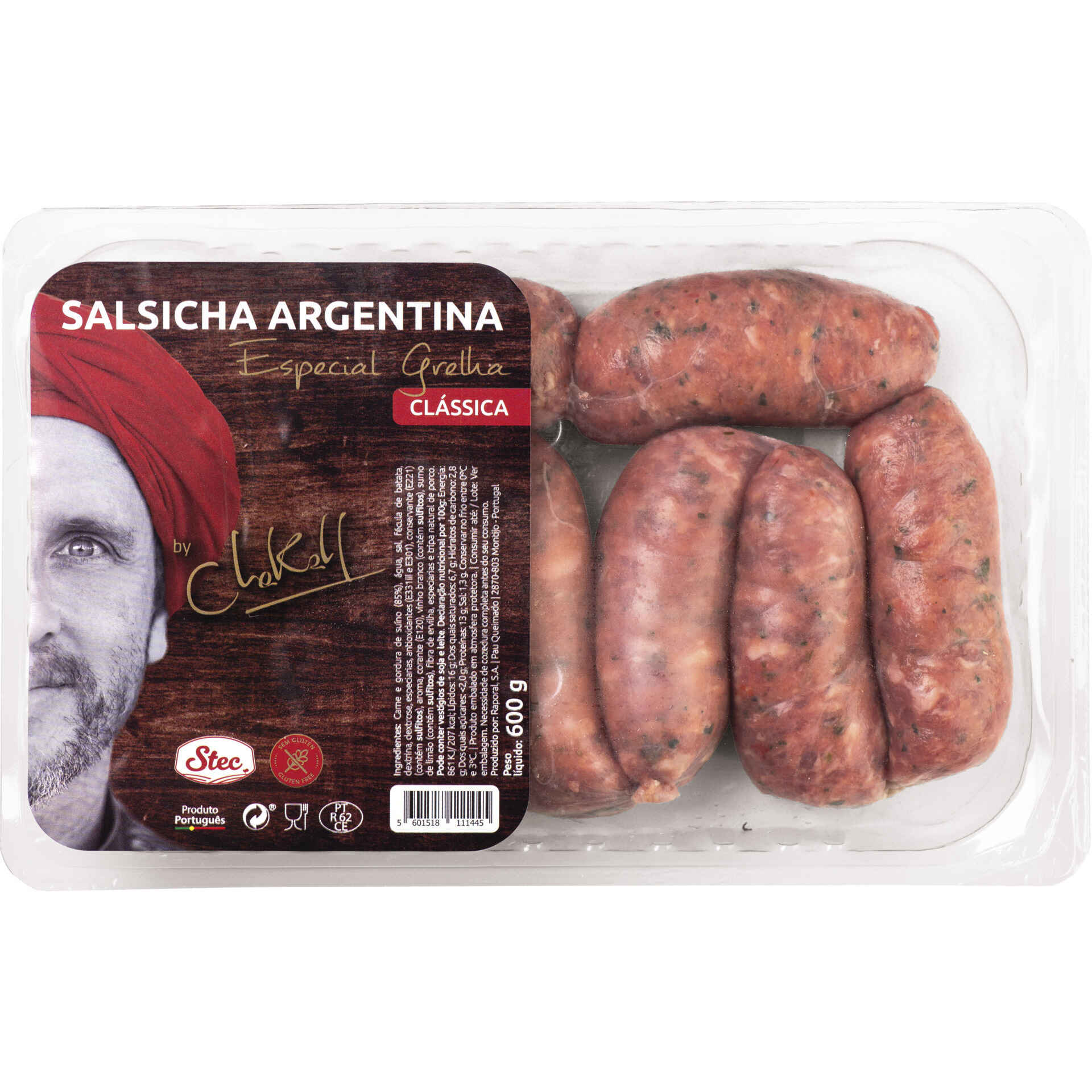 Salsichas Frescas de Porco Argentinas Chakall Stec | Continente Online