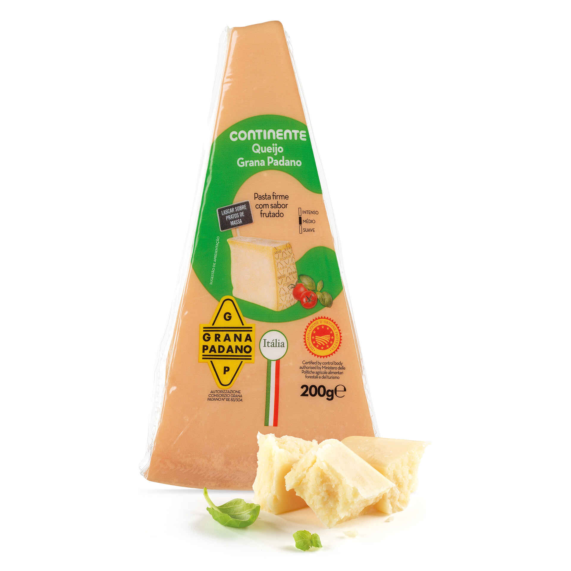 Queijo Grana Padano Continente - emb. 200 gr | Continente Online