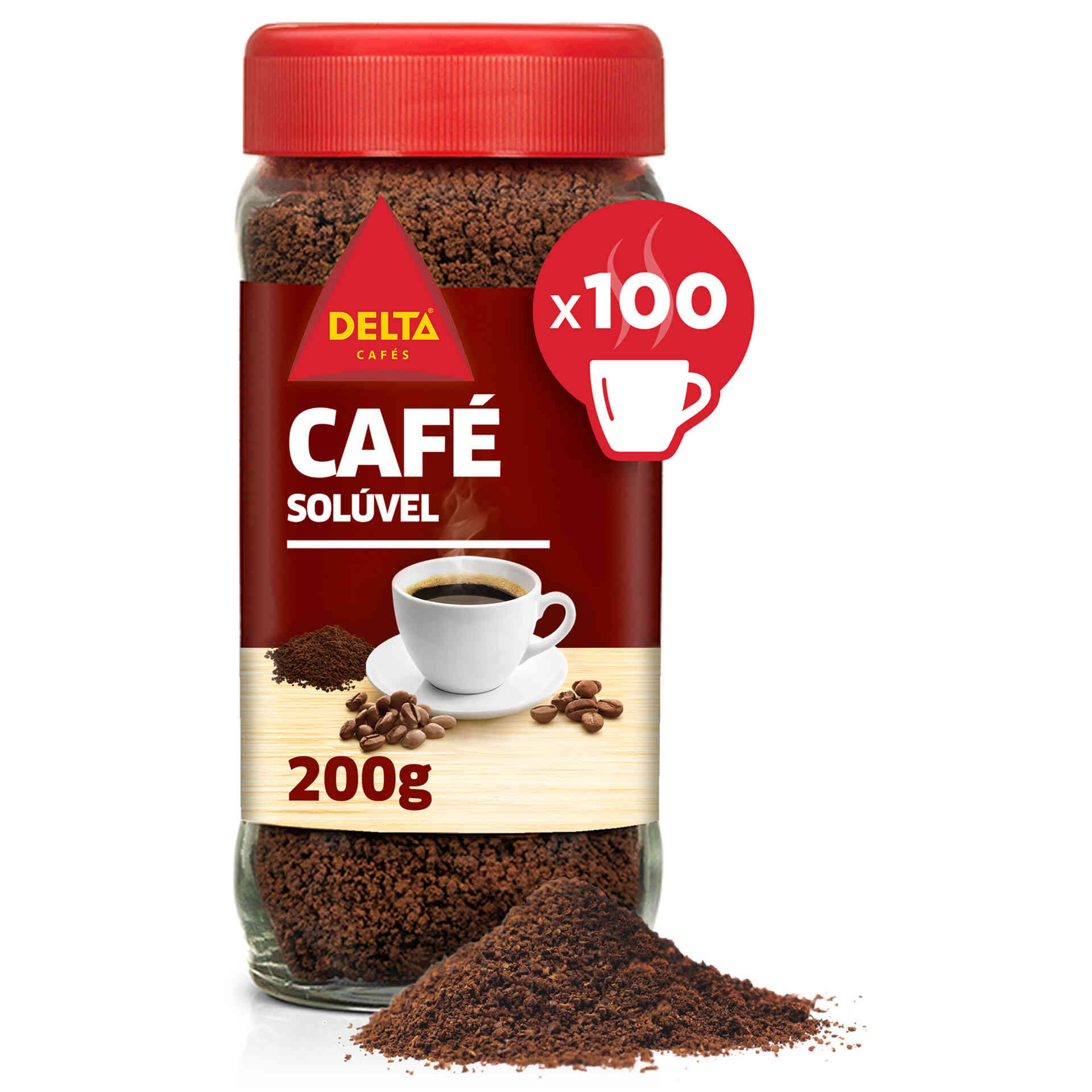 Café Solúvel - emb. 200 gr - Delta | Continente Online