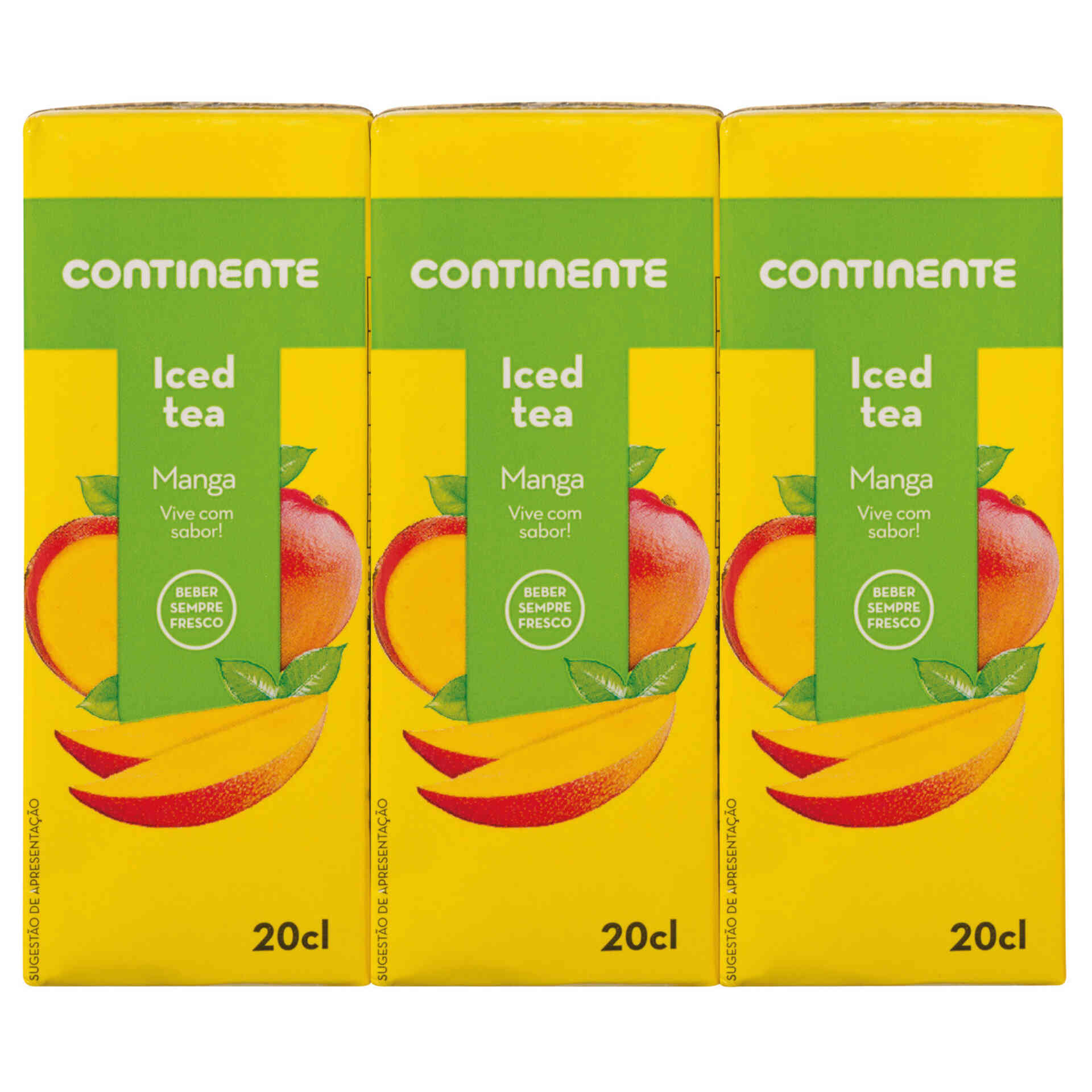 Ice Tea Manga Continente - emb. 6 x 20 cl | Continente Online