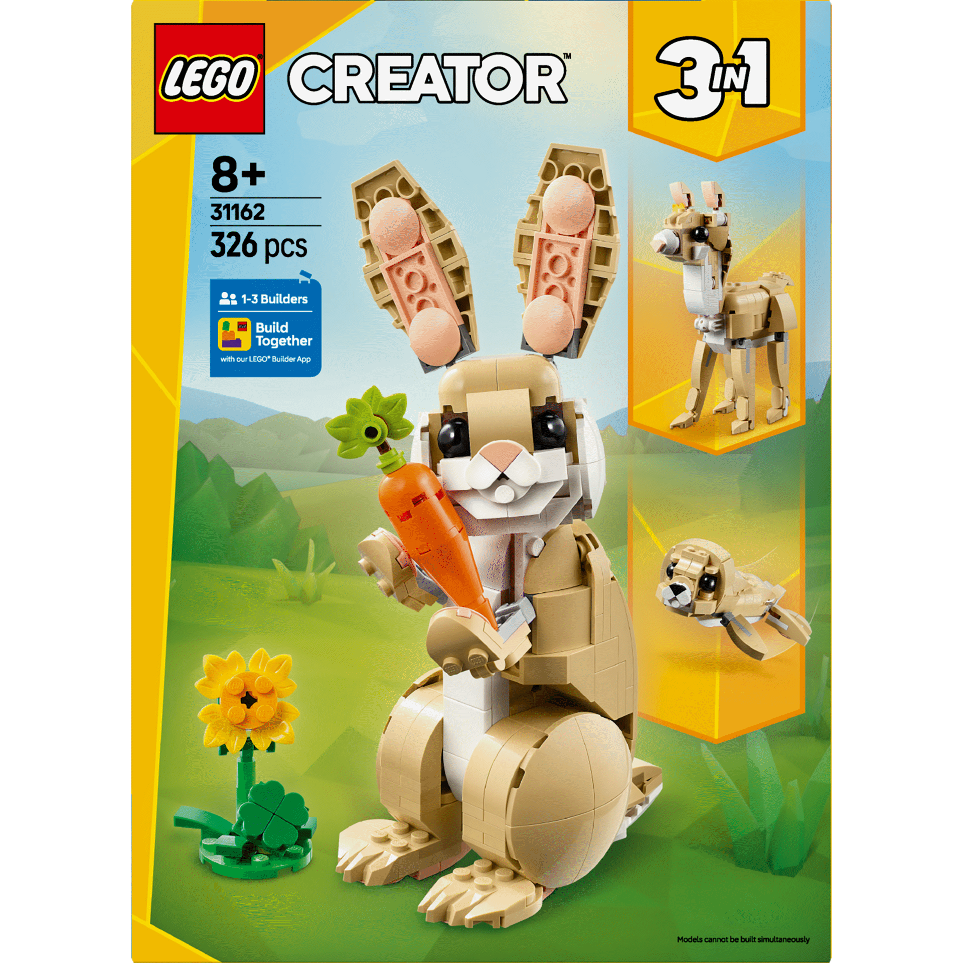 Coelhinho Adorável - 31162 LEGO Creator | Continente Online