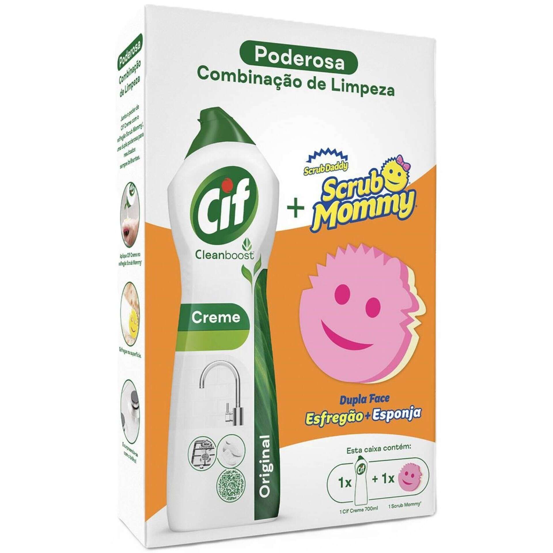 Creme de Limpeza + Scrub Mommy Cif | Continente Online