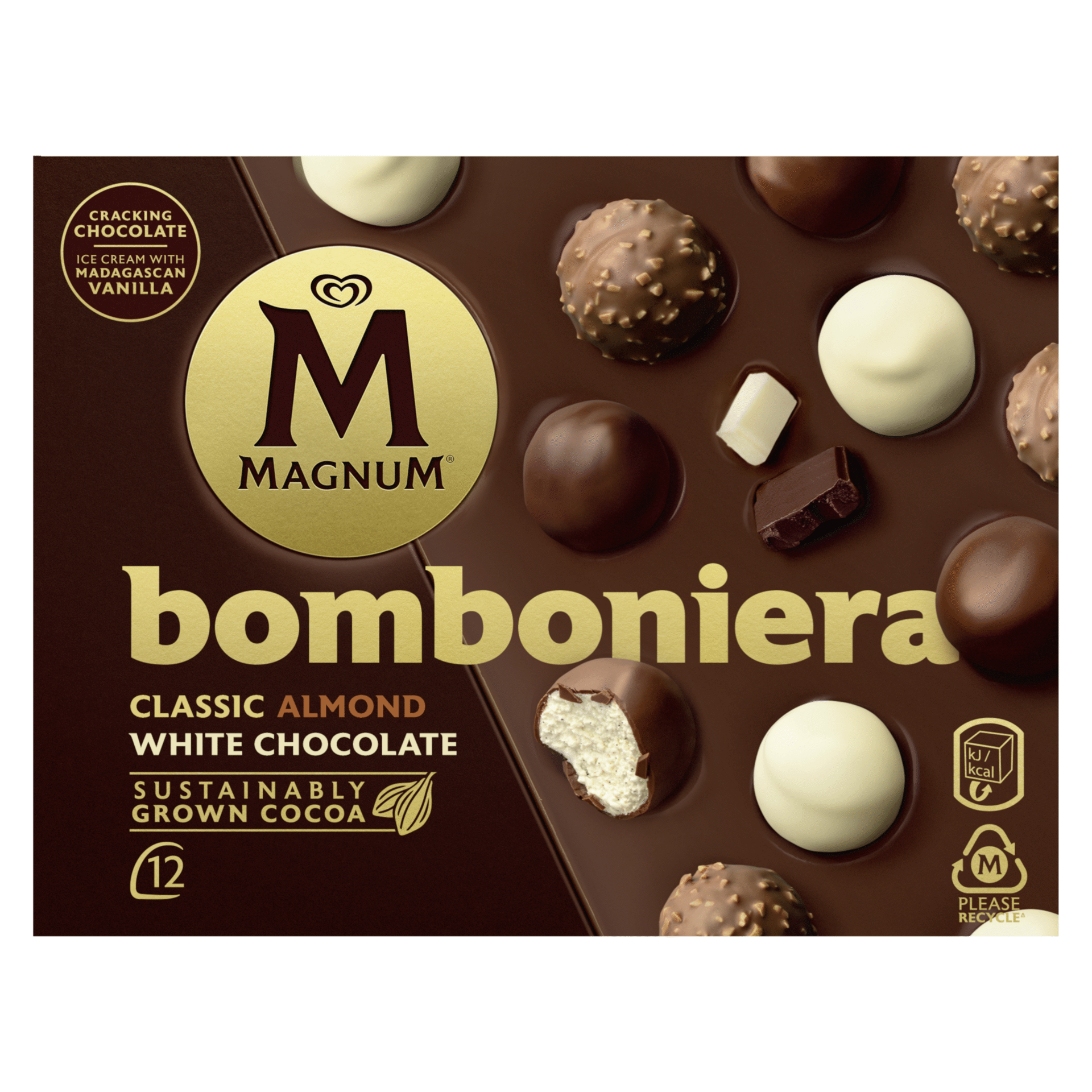 Gelado Bomboniera Magnum - emb. 1680 ml (12 un) | Continente Online