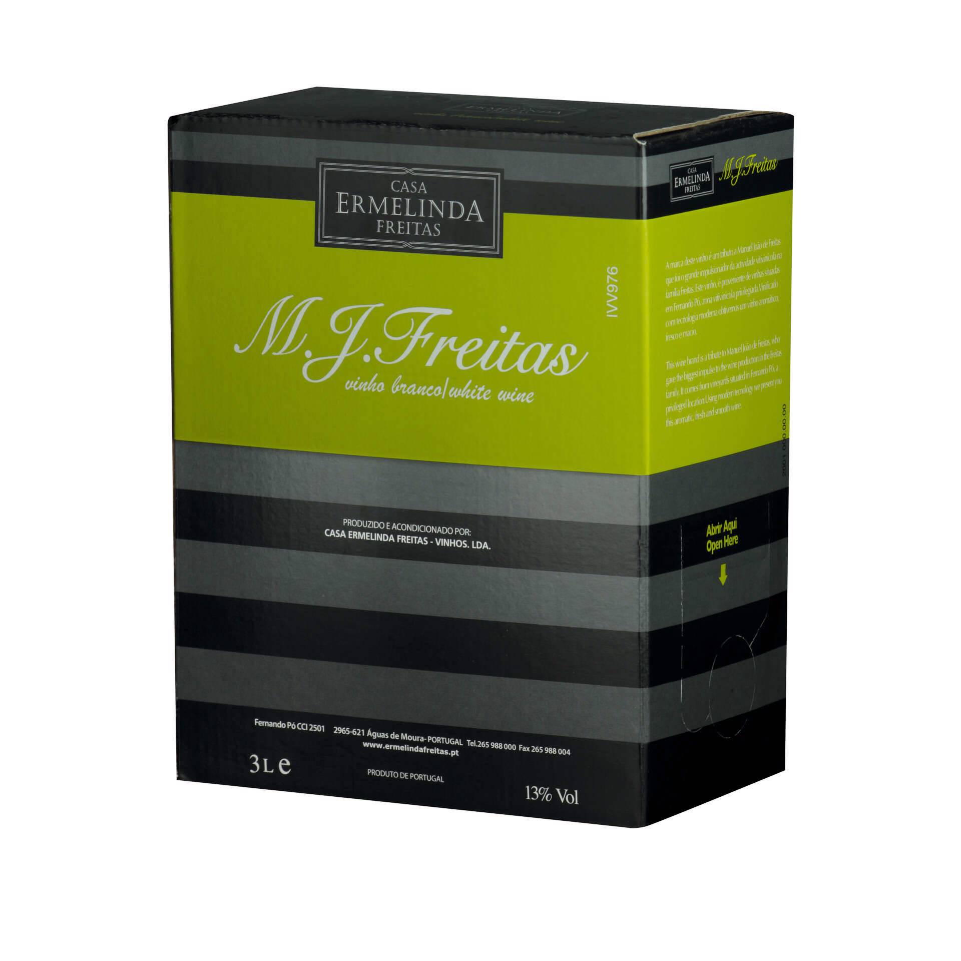 M. J. Freitas Vinho Branco M.J. Freitas - Bag in Box 3 lt | Continente ...