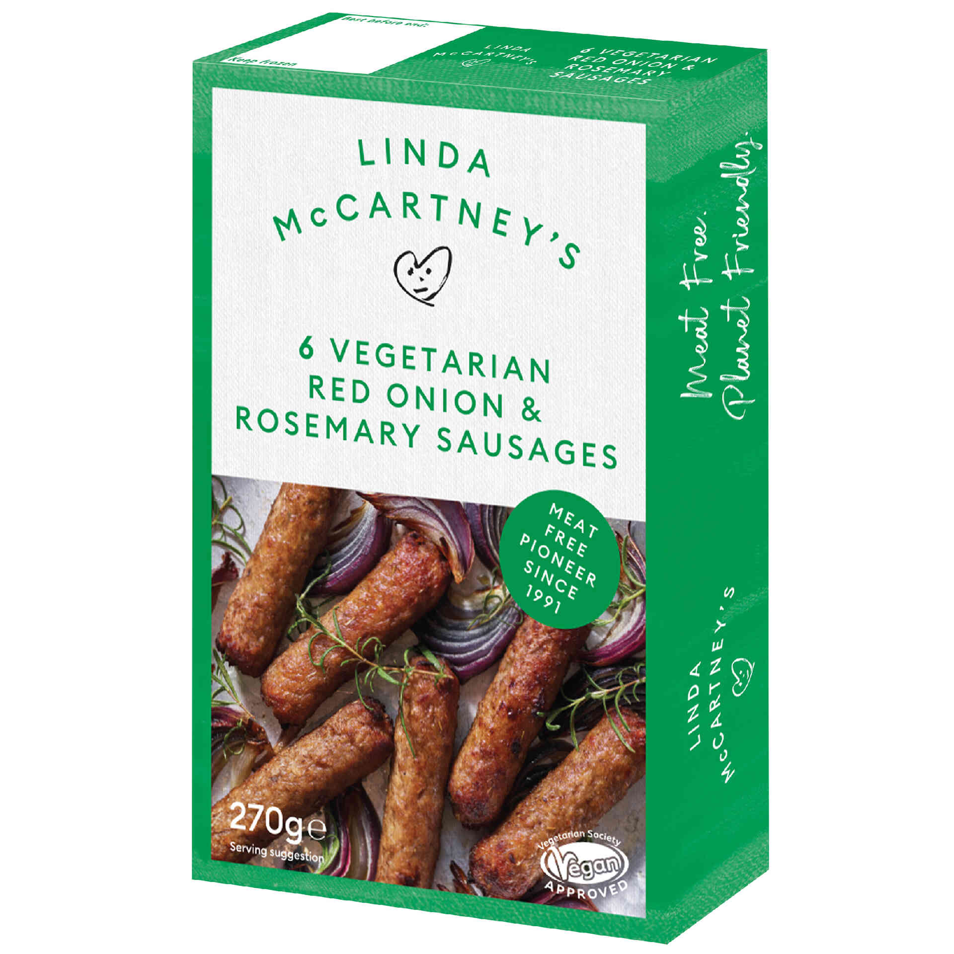 Especialidade de Cebola Roxa e Alecrim Vegan Linda McCartney's ...