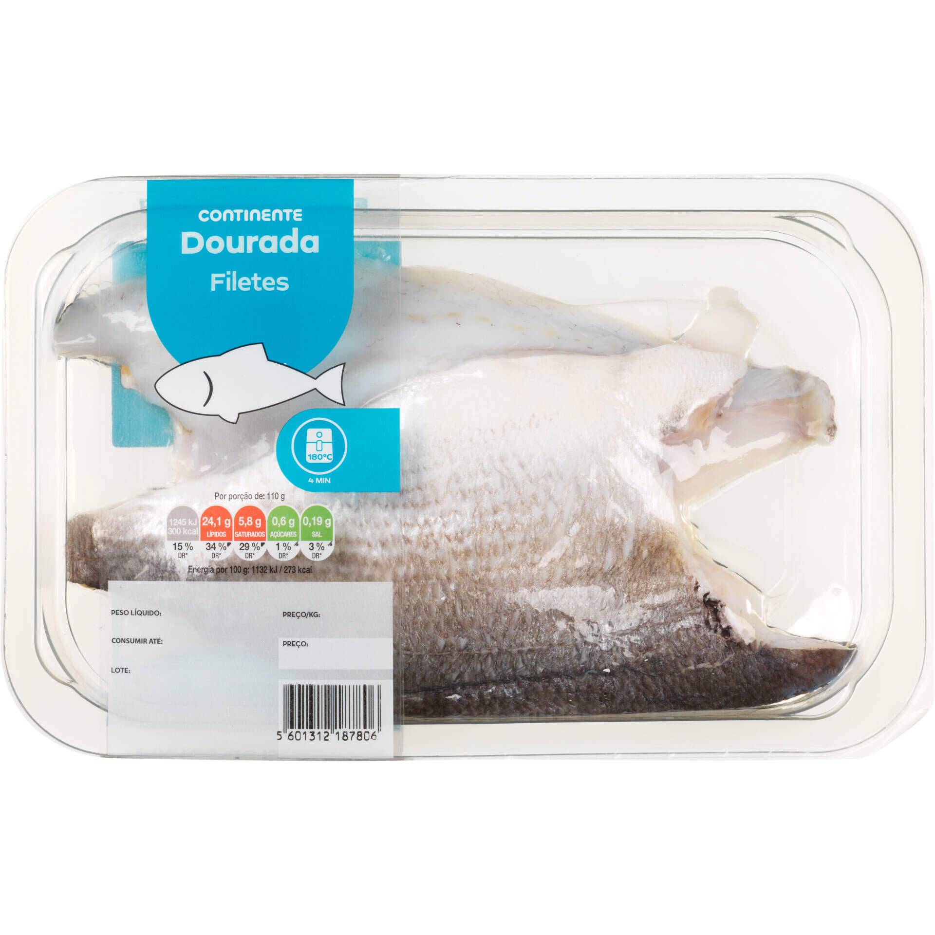 Filetes de Dourada Fresca Continente | Continente Online