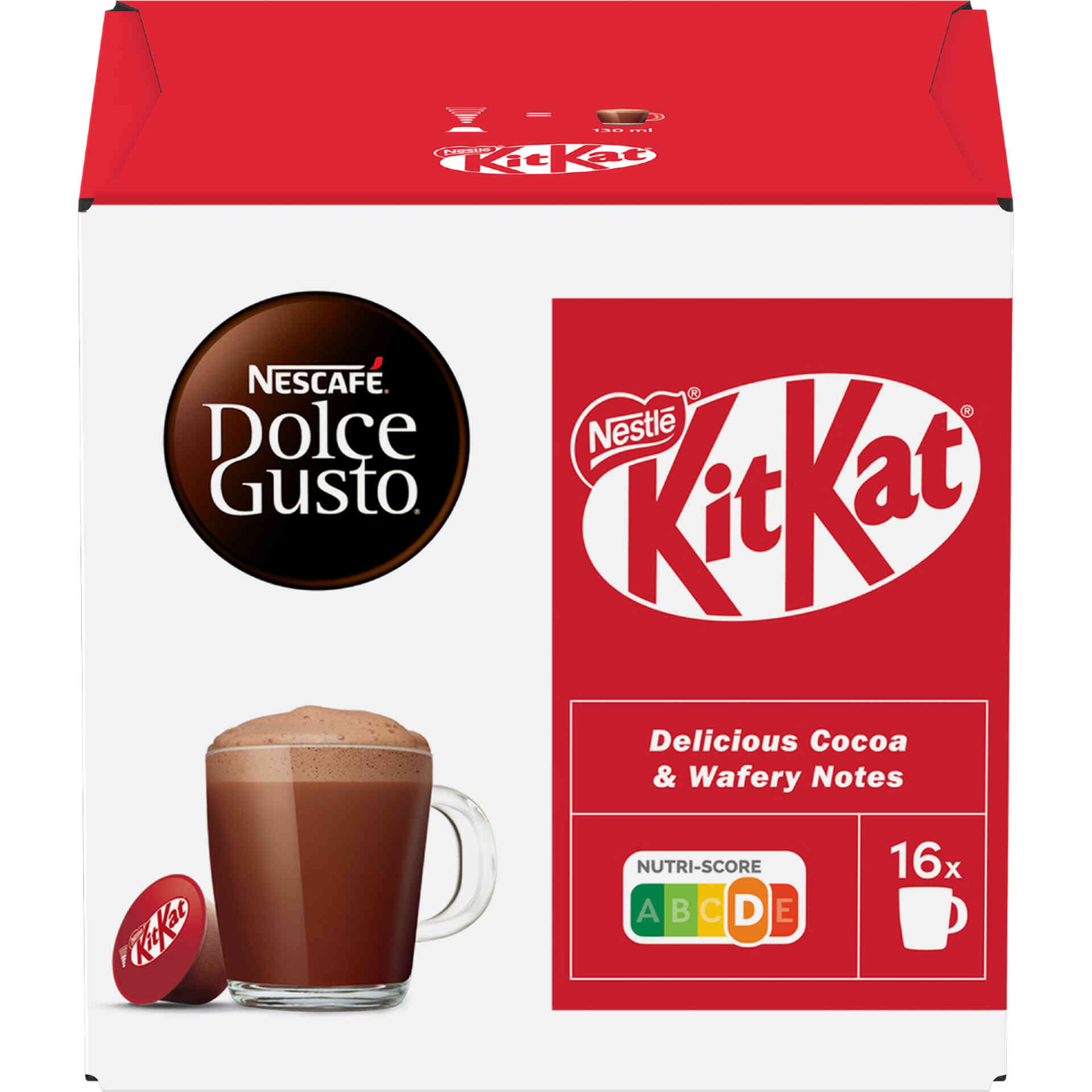 Cápsulas de Achocolatado Kit Kat Nescafé Dolce Gusto - emb. 16 un ...