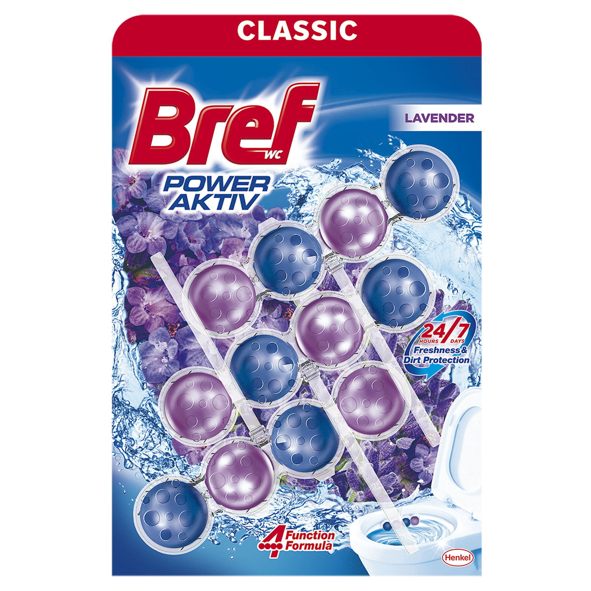 Bloco Sanitário Poder Ativo Lavanda Bref Sonasol - emb. 3 un ...