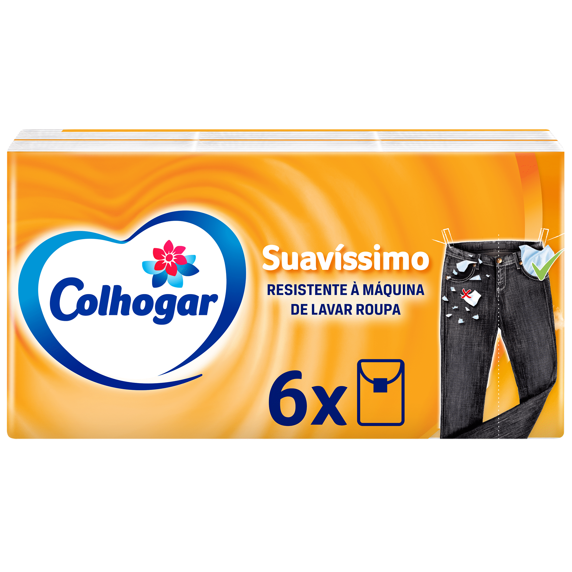 Lenços de Bolso Compacto Colhogar - emb. 6 un | Continente Online