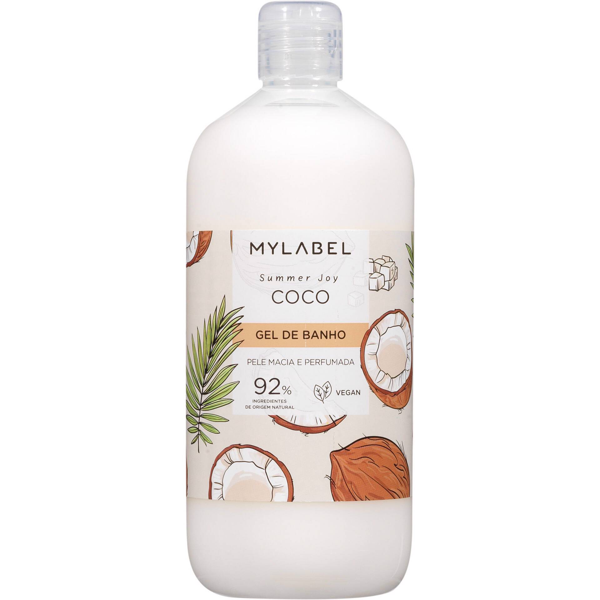 Gel de Banho Summer Joy Coco MyLabel - emb. 500 ml | Continente Online