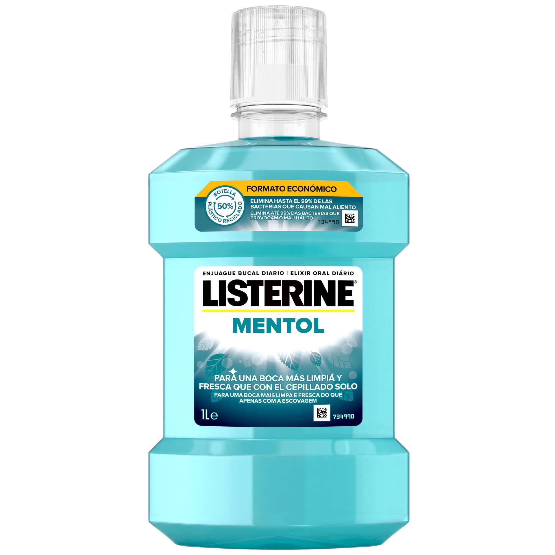 Elixir Bucal Mentol Listerine - emb. 1 lt | Continente Online