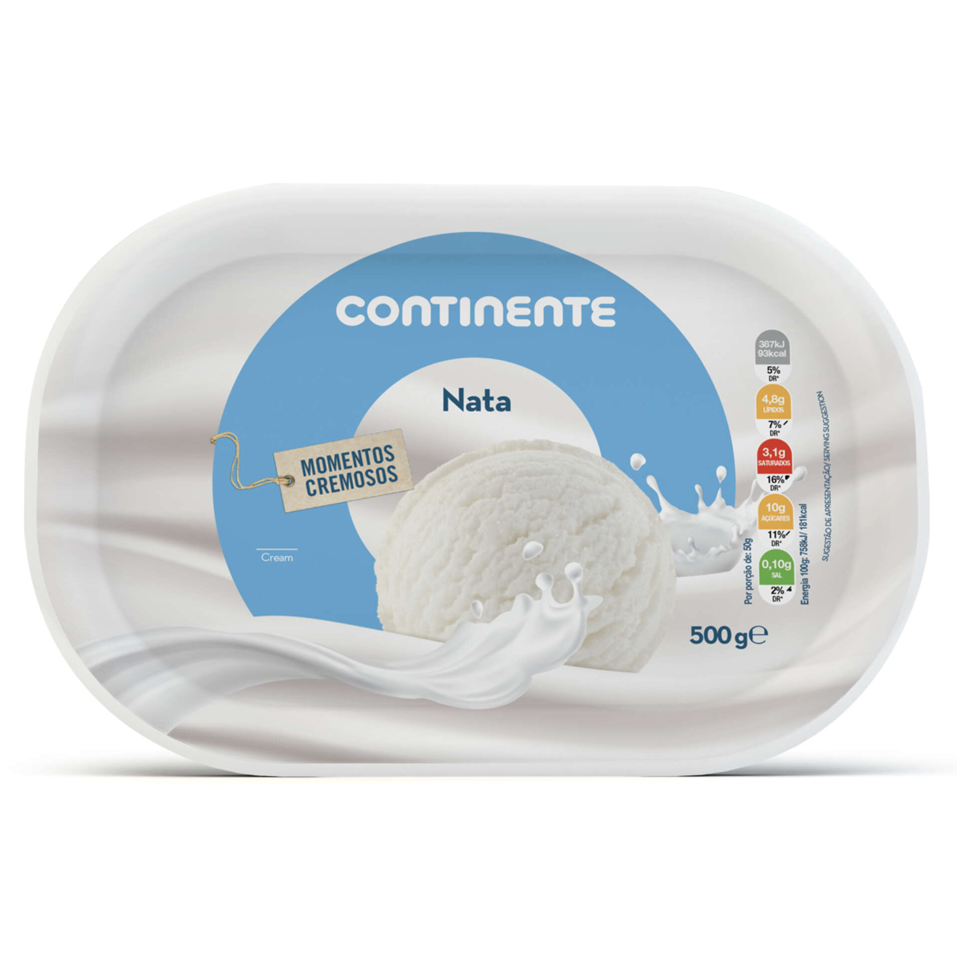 Gelado Nata Continente | Continente Online